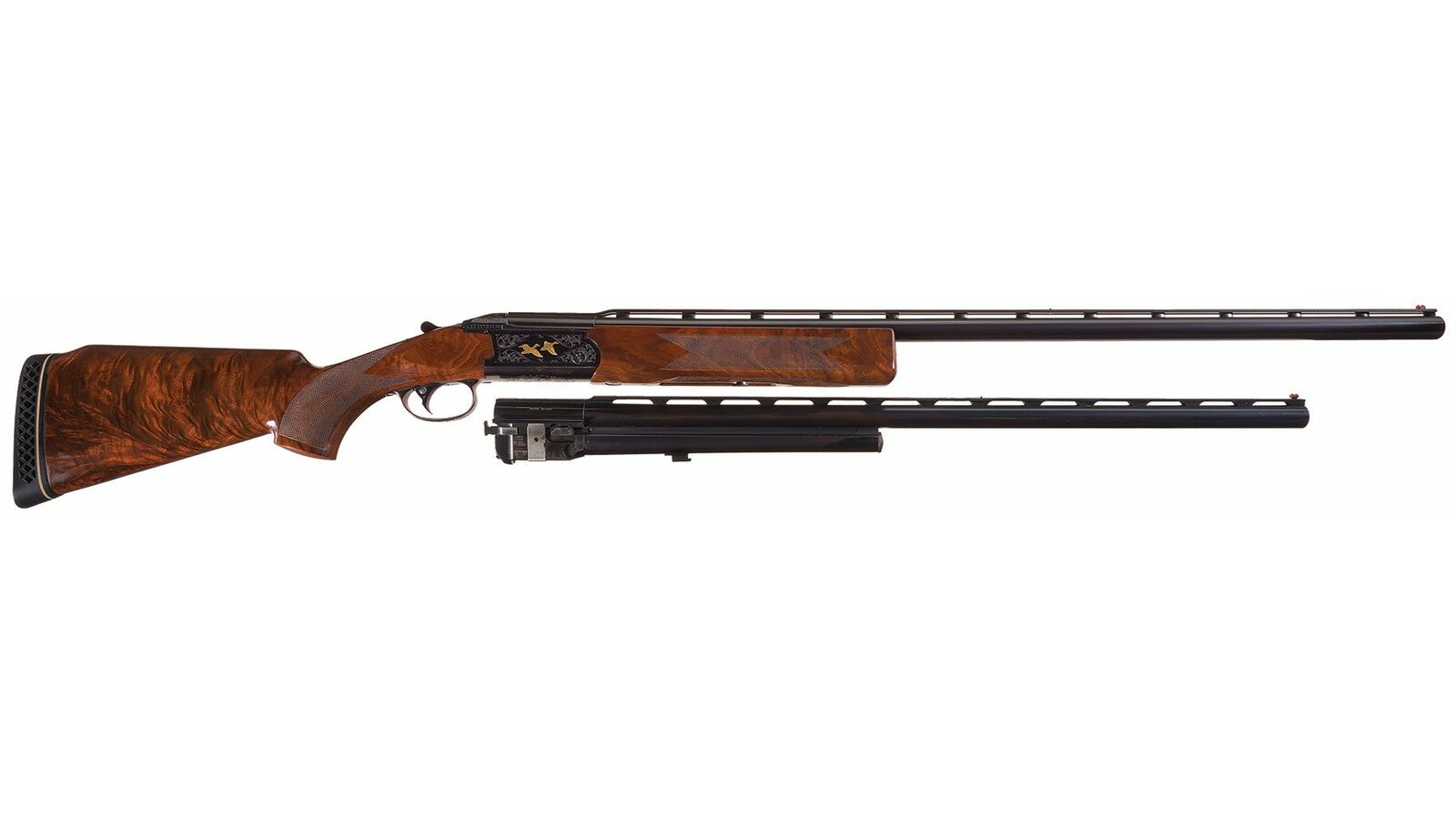 Gold Inlaid Valmet Model 412 Shotgun Two Barrel Set | Rock Island Auction