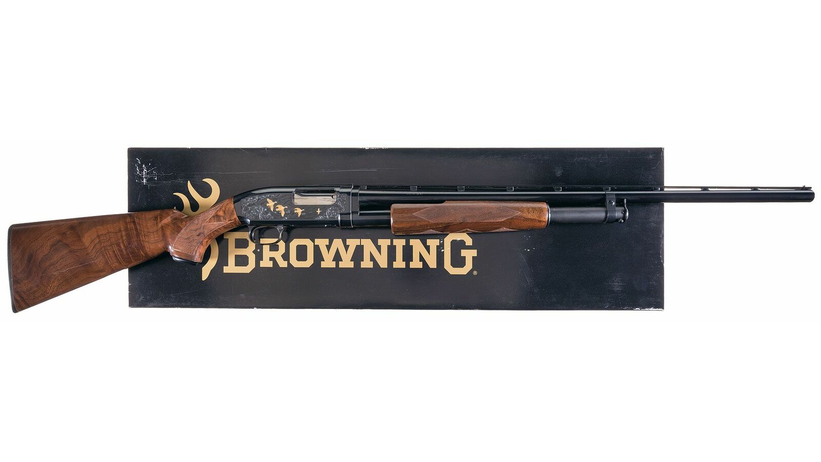 Engraved Browning Grade 5 Model 12 Slide Action 20 Gauge Shotgun | Rock ...