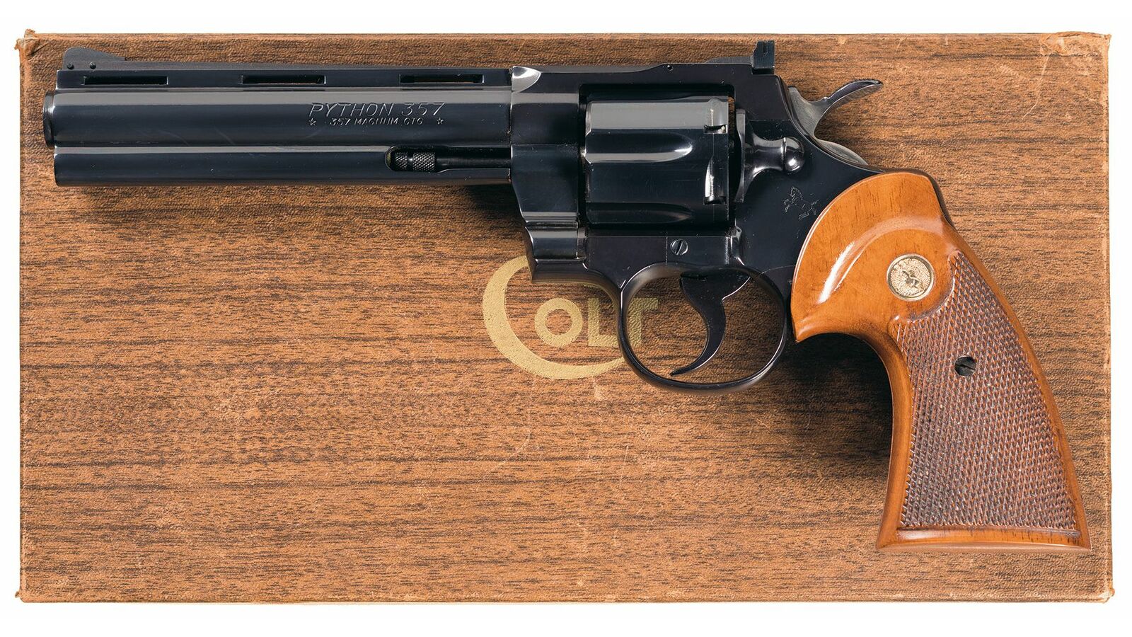 Colt Python Double Action Revolver with Box and Factory Letter | Rock ...