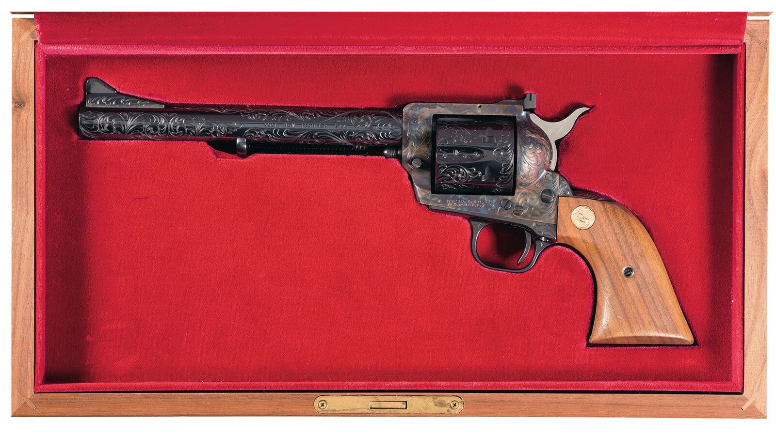 Factory Engraved Colt New Frontier Single Action Army Revolver | Rock ...