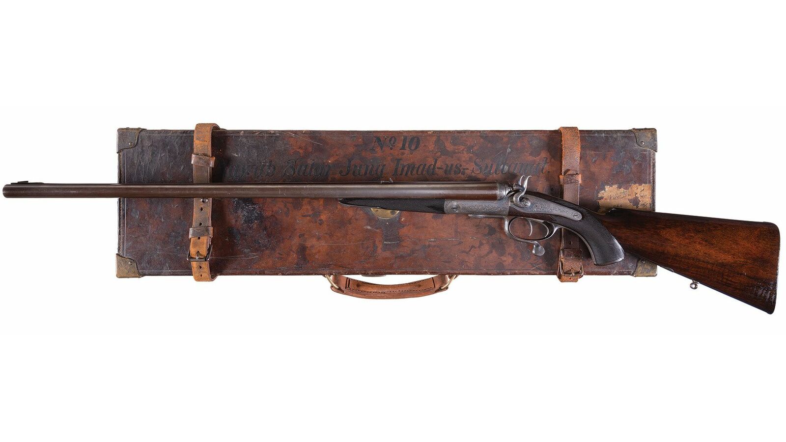 R.B. Rodda & Co. Rotary Underlever Double Rifle with Case | Rock Island ...