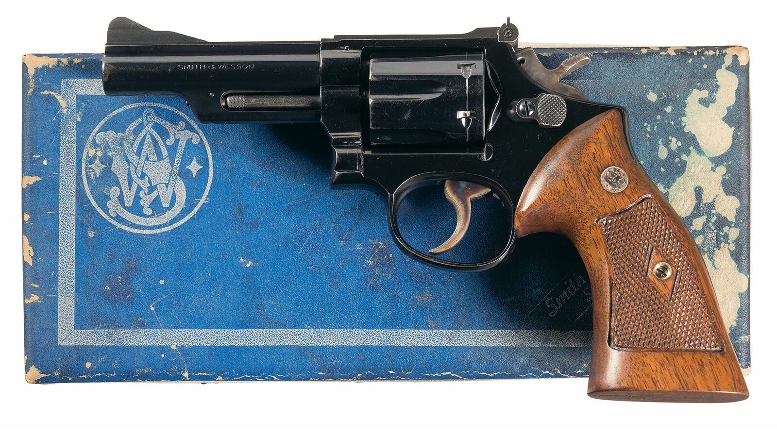 Early S&W 357 Combat Magnum Pre-Model 19 Revolver, Box | Rock Island ...
