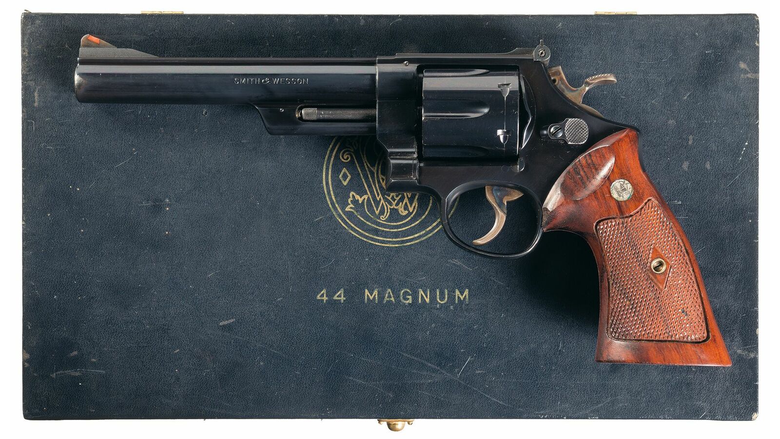 S&W .44 Magnum Pre-Model 29 Double Action Revolver with Case | Rock ...