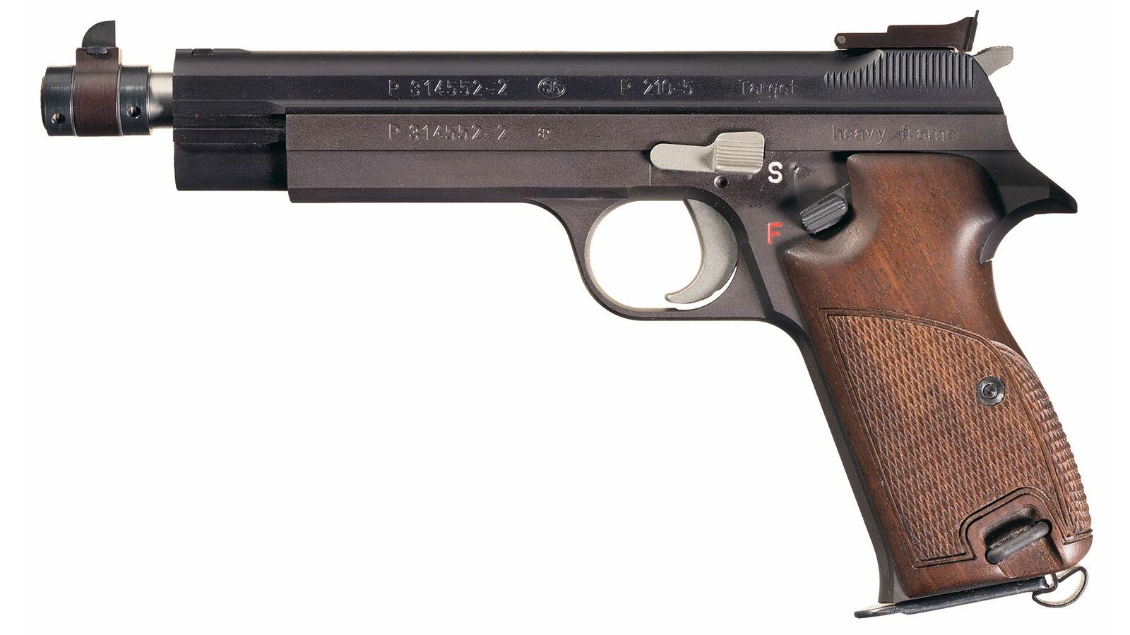 Sig Model P210-5 Heavy Frame Target Pistol w/Ex. Mag | Rock Island Auction