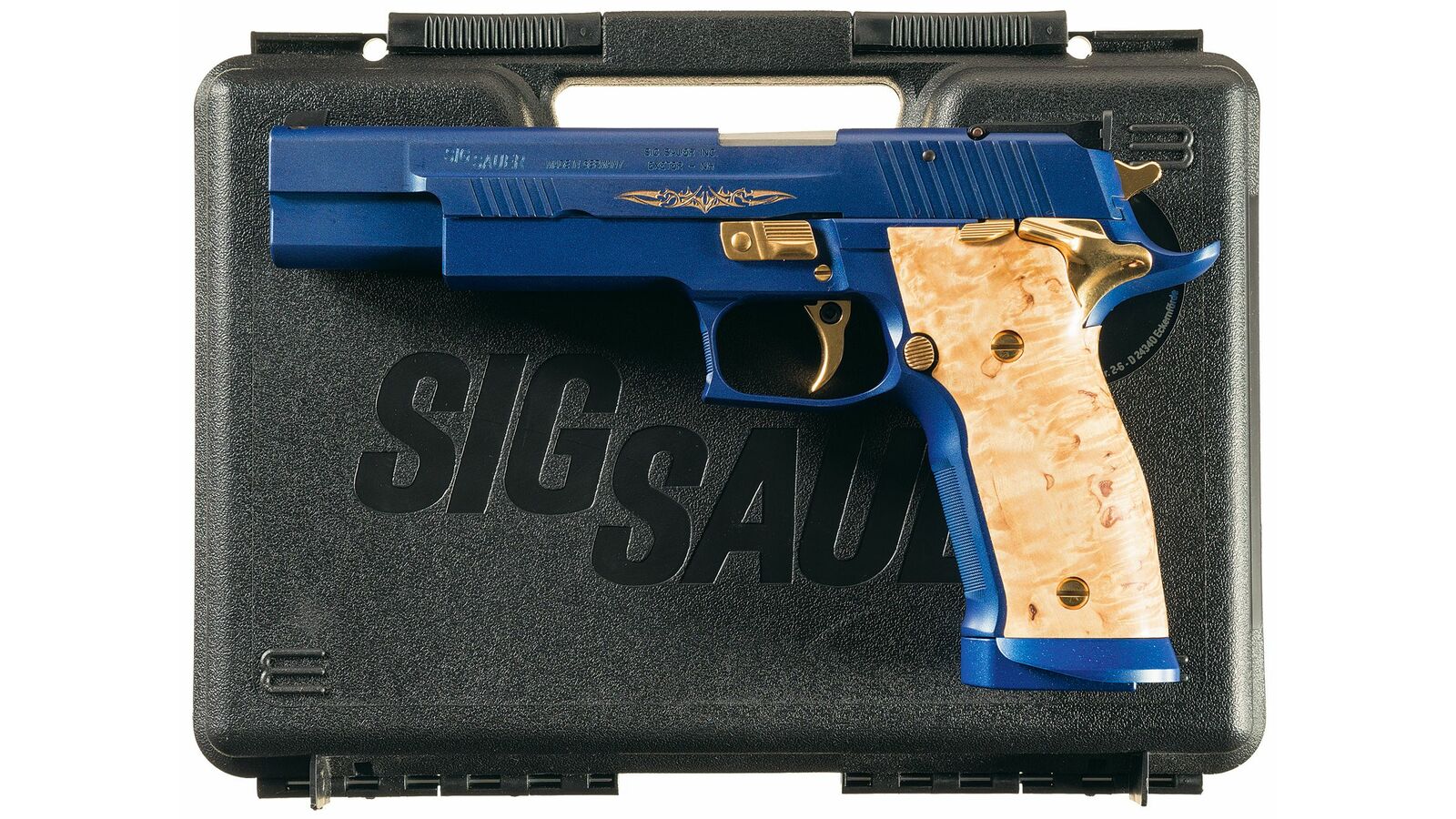 SIG Sauer Model P226S X-Six Scandic Blue Pistol with Case | Rock Island ...