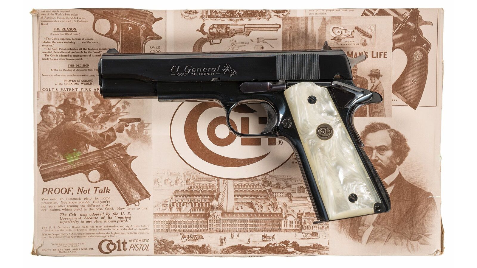 Colt Lew Horton Special Edition 'El General' .38 Super Pistol | Rock ...