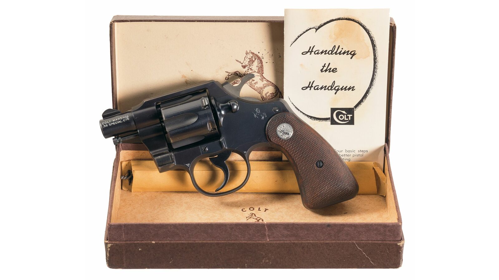 Scarce and Desirable Colt Marshal Model Double Action Revolver | Rock ...