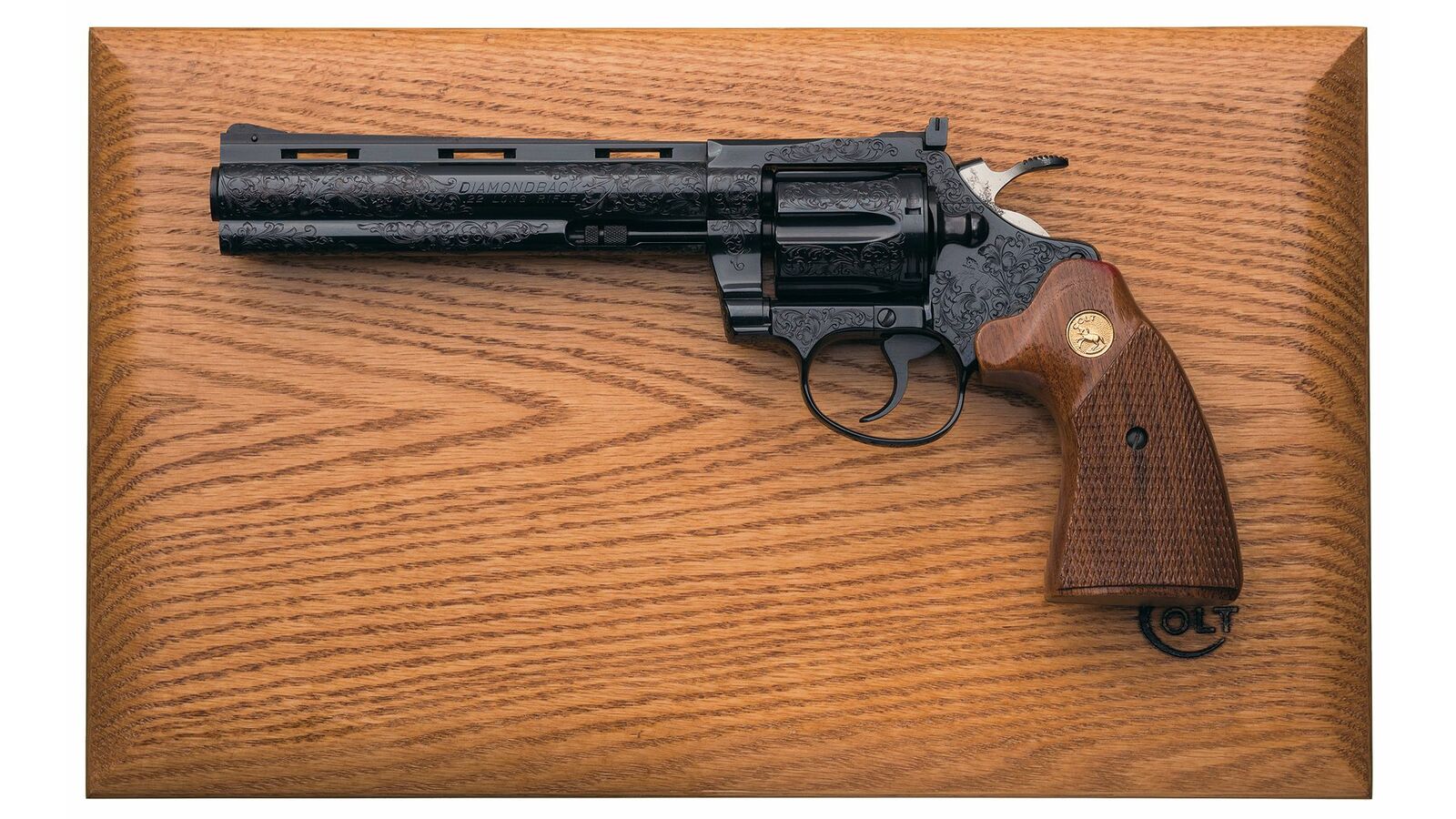 Factory Engraved Colt Diamondback Double Action Revolver in .22 | Rock ...