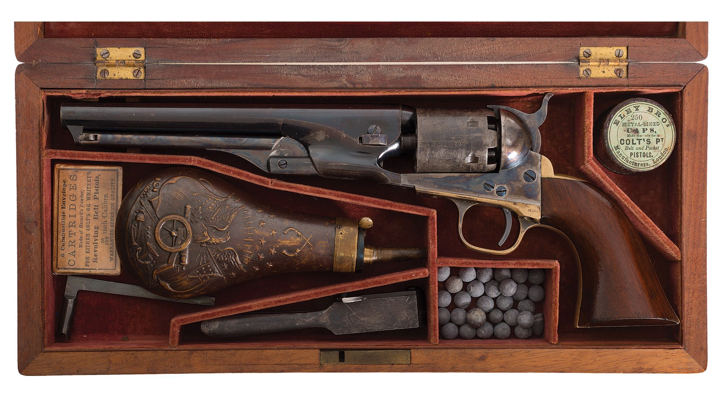 Cased Colt Model 1861 Navy Percussion Revolver | Rock Island Auction