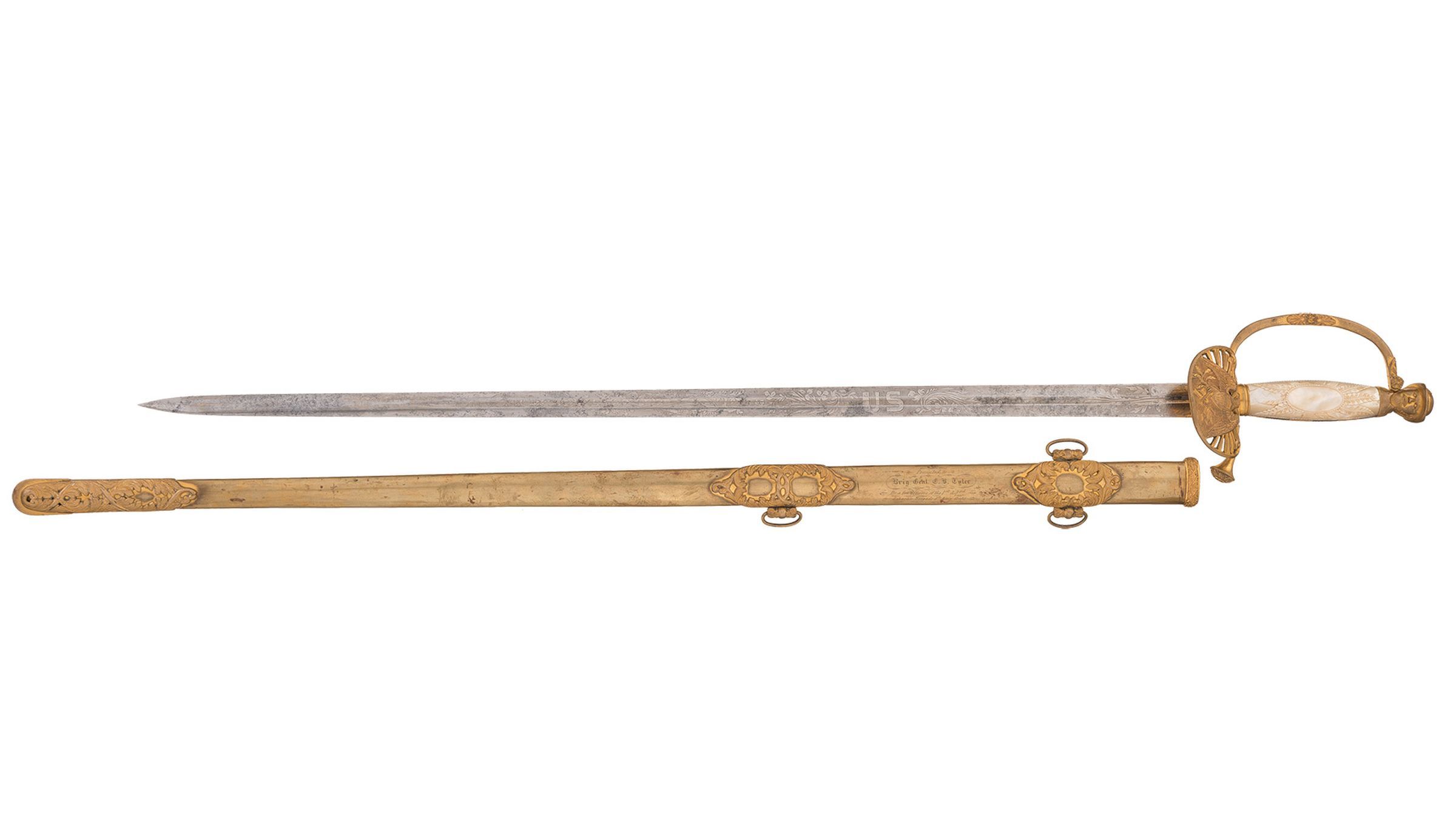 Civil War Union Officer's Sword of Brig. Gen. E.B. Tyler | Rock Island ...