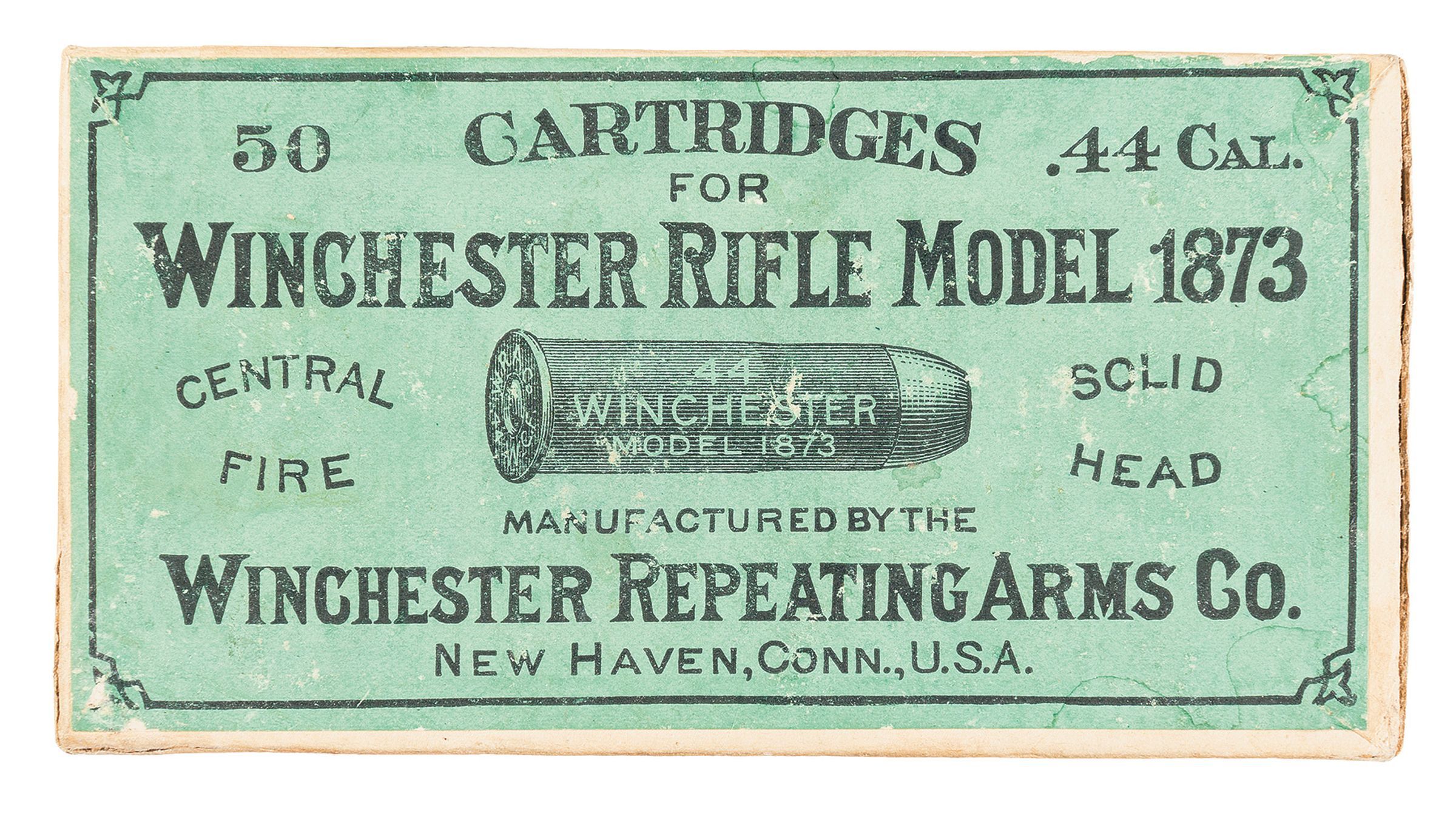 Sealed Box of Winchester 44-40 WCF Ammunition | Rock Island Auction