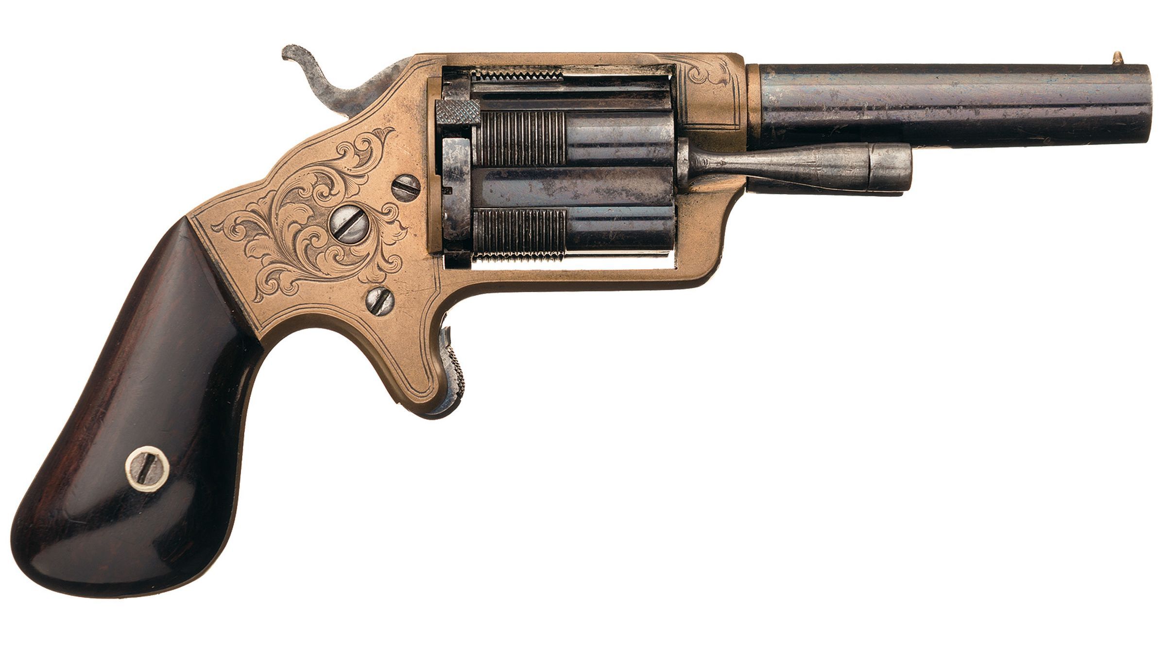 Brooklyn Arms Slocum Sliding Chamber Pocket Revolver | Rock Island Auction