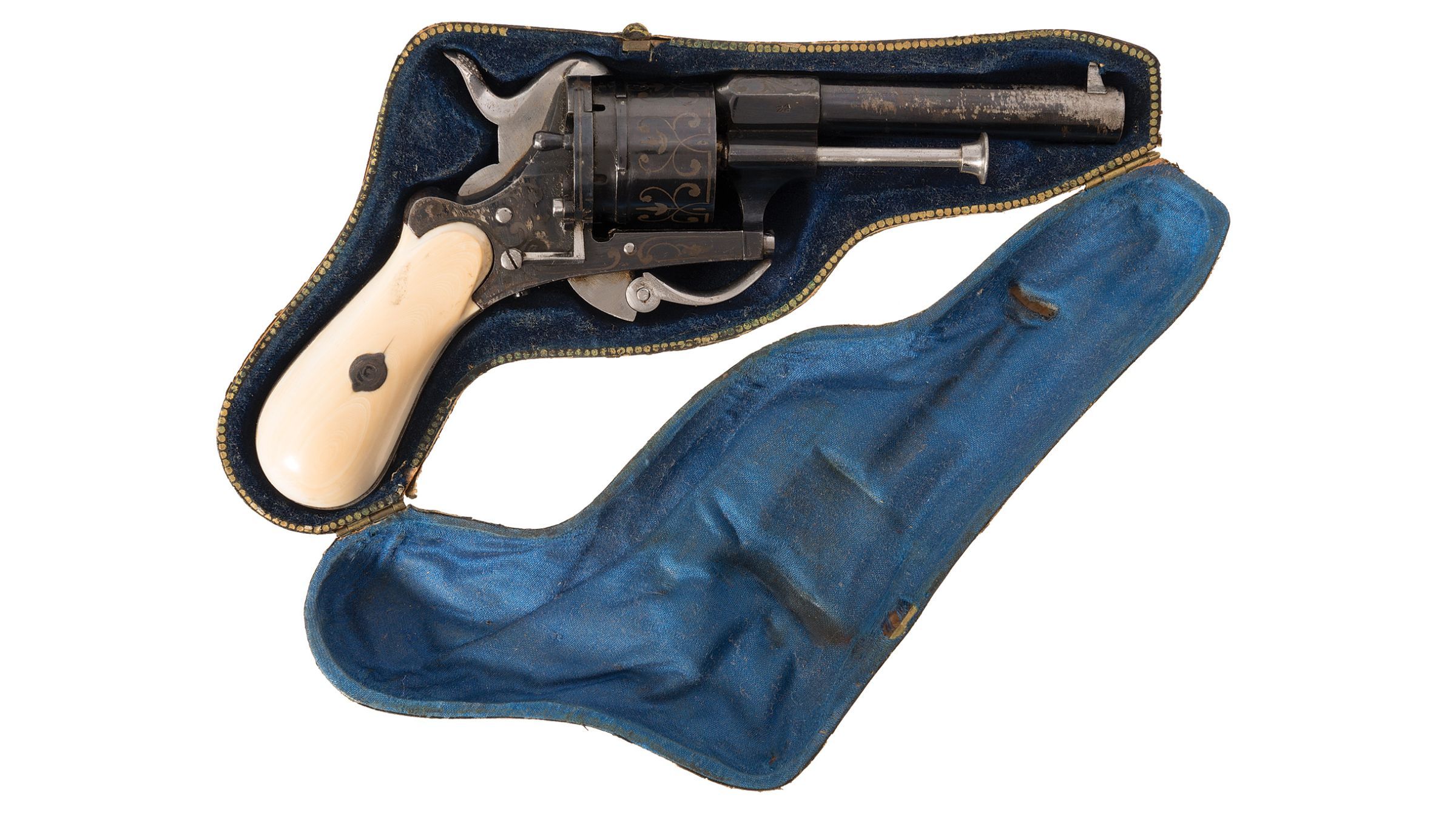 Eugene Lefaucheux Folding Trigger Pinfire Revolver | Rock Island Auction