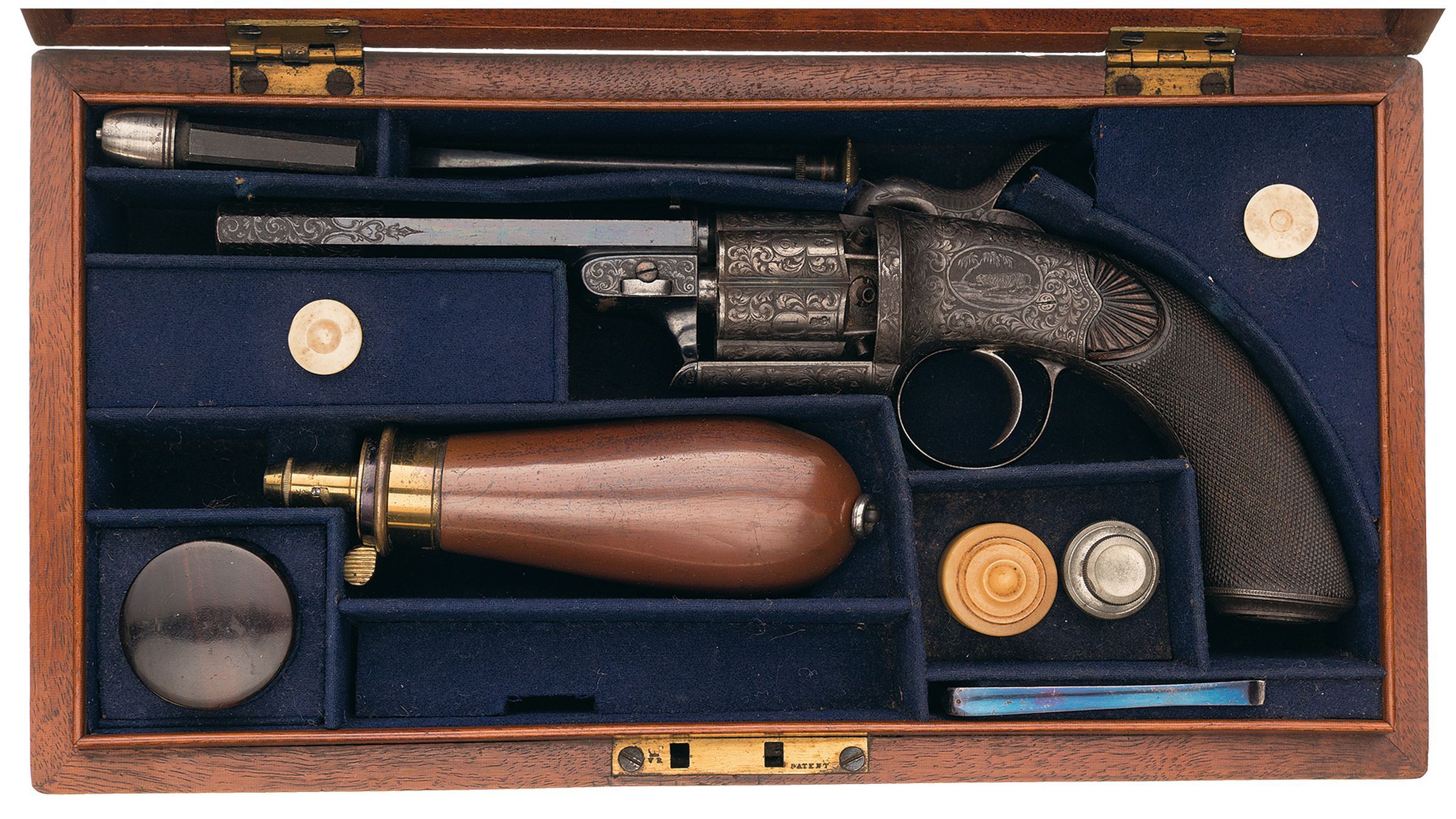 Cased Exhibition Quality John S. Roberts Percussion Revolver | Rock ...