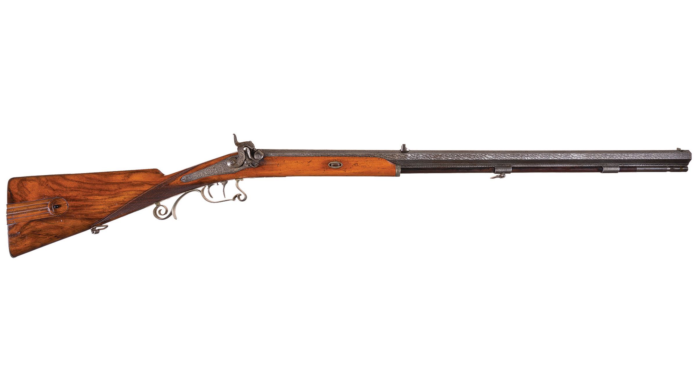 C.A. Fischer & Sohn Back Action Half-Stock Percussion Rifle | Rock ...