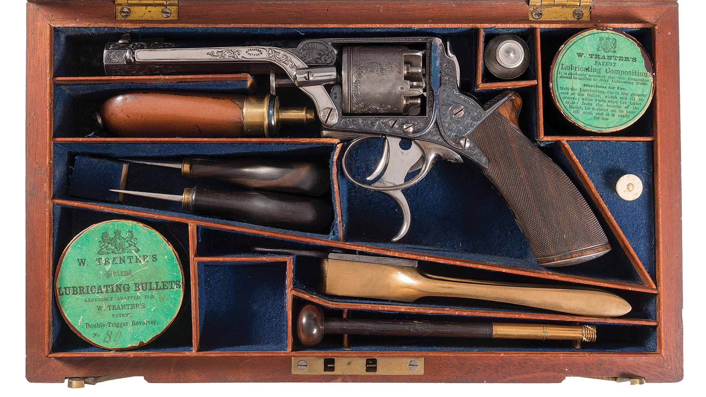 Presentation William Tranter Double Trigger Revolver | Rock Island Auction
