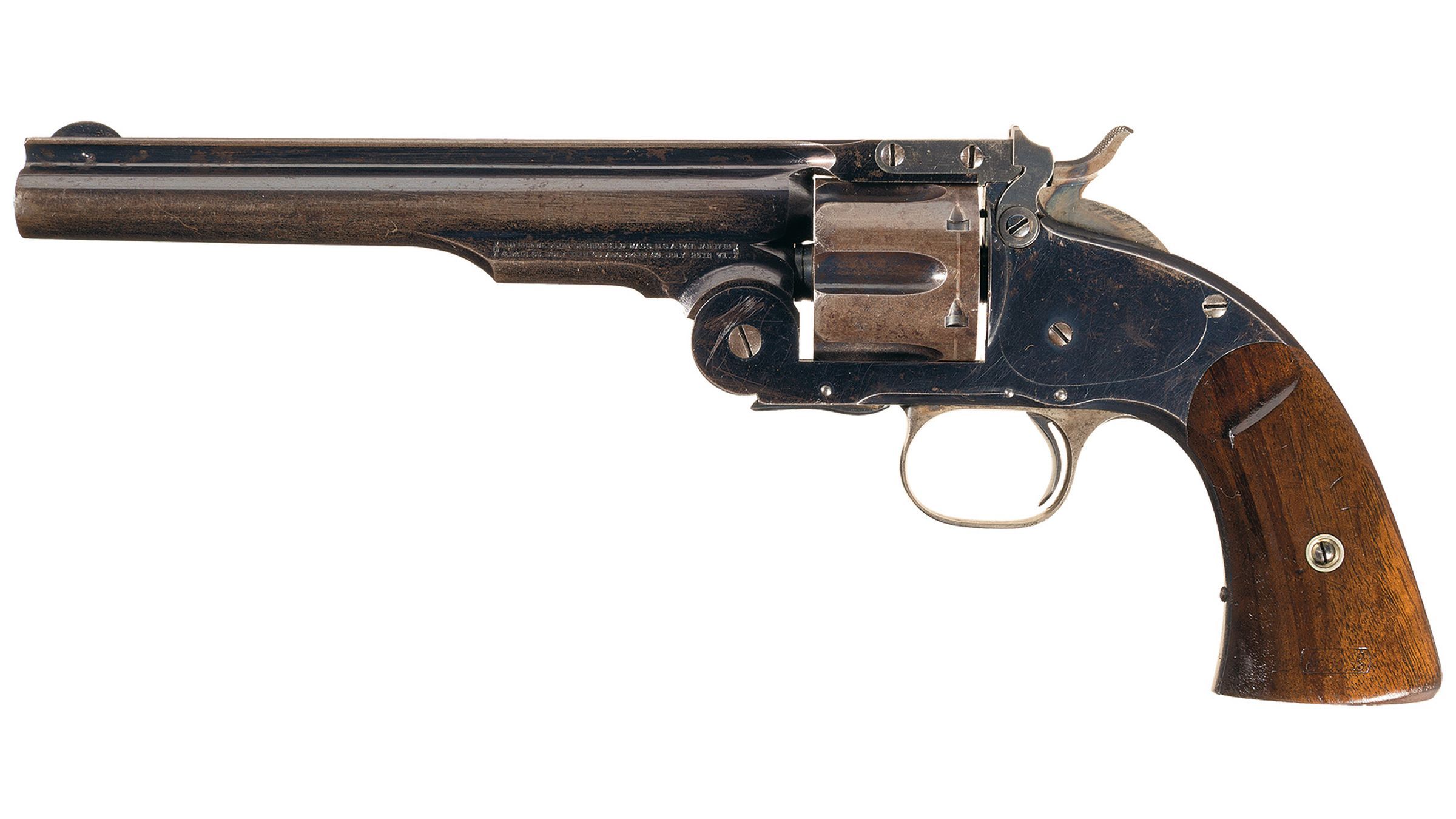 U.S. Smith & Wesson First Model Schofield Revolver, Letter | Rock ...