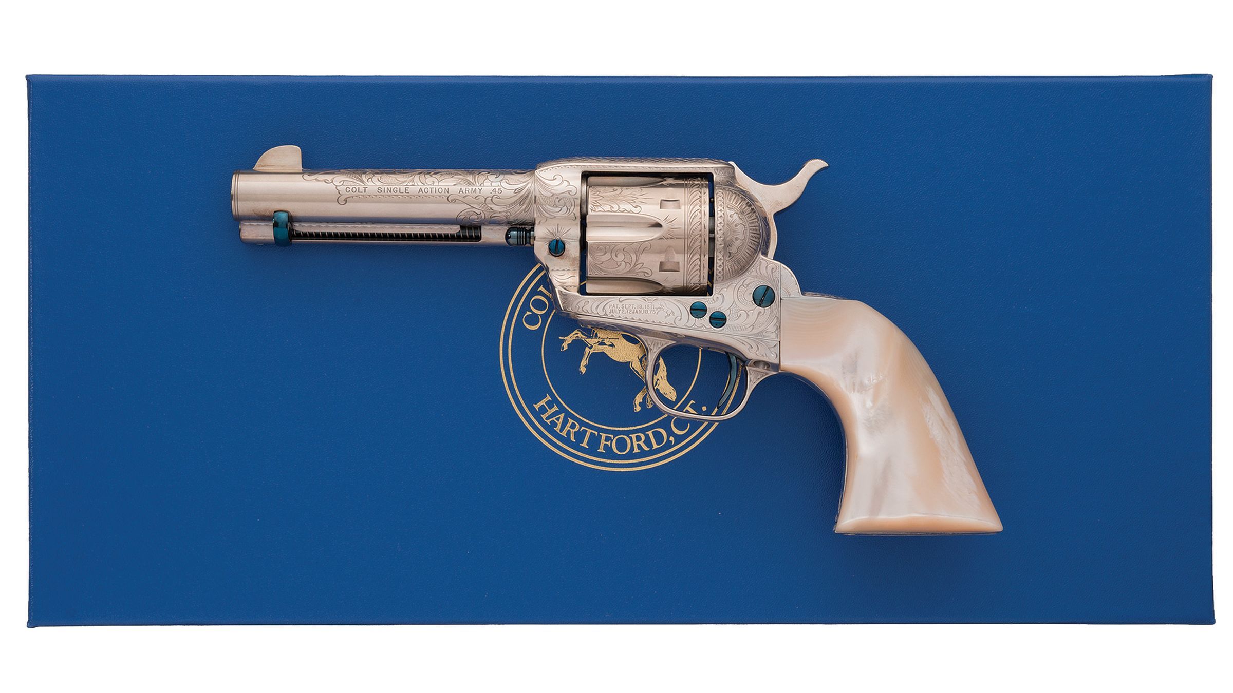 John Adams Jr. Engraved Colt Single Action Army Revolver | Rock Island ...