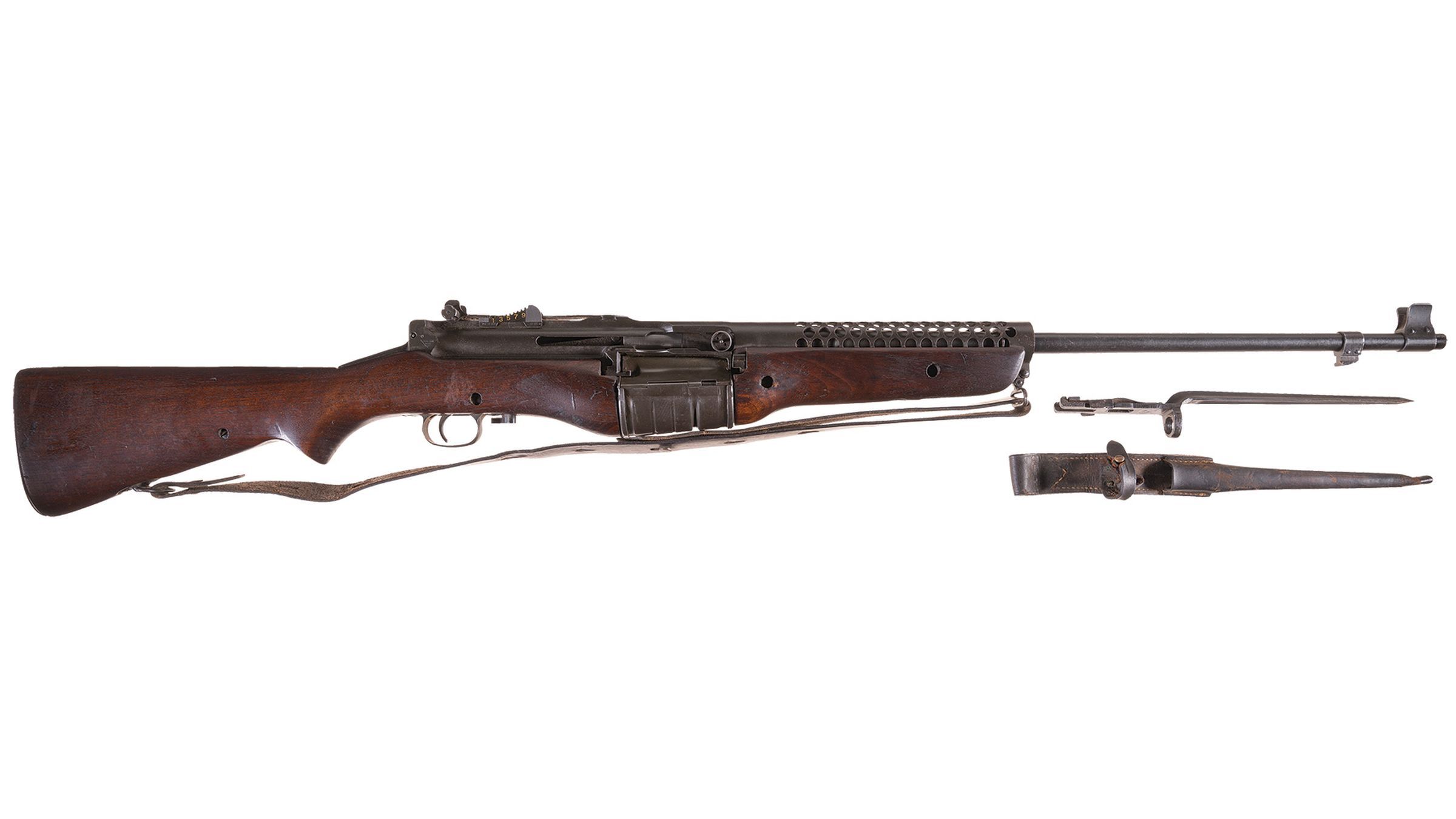 Johnson Model 1941 Rifle with Bayonet | Rock Island Auction