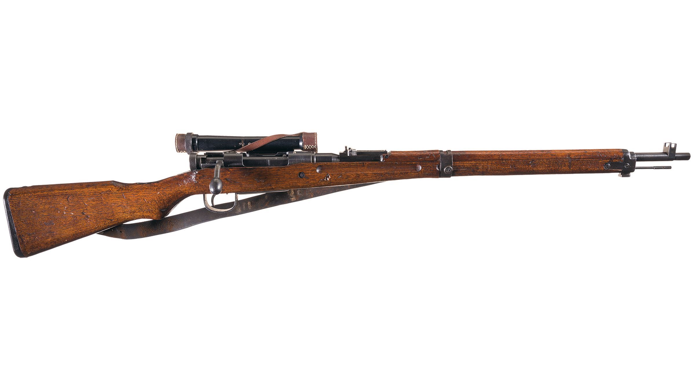 World War II Japanese Type 99 Sniper Rifle With 4X Sniper Scope Rock World War II Japanese Type 99 Sniper Rifle With 4X Sniper Scope Rock