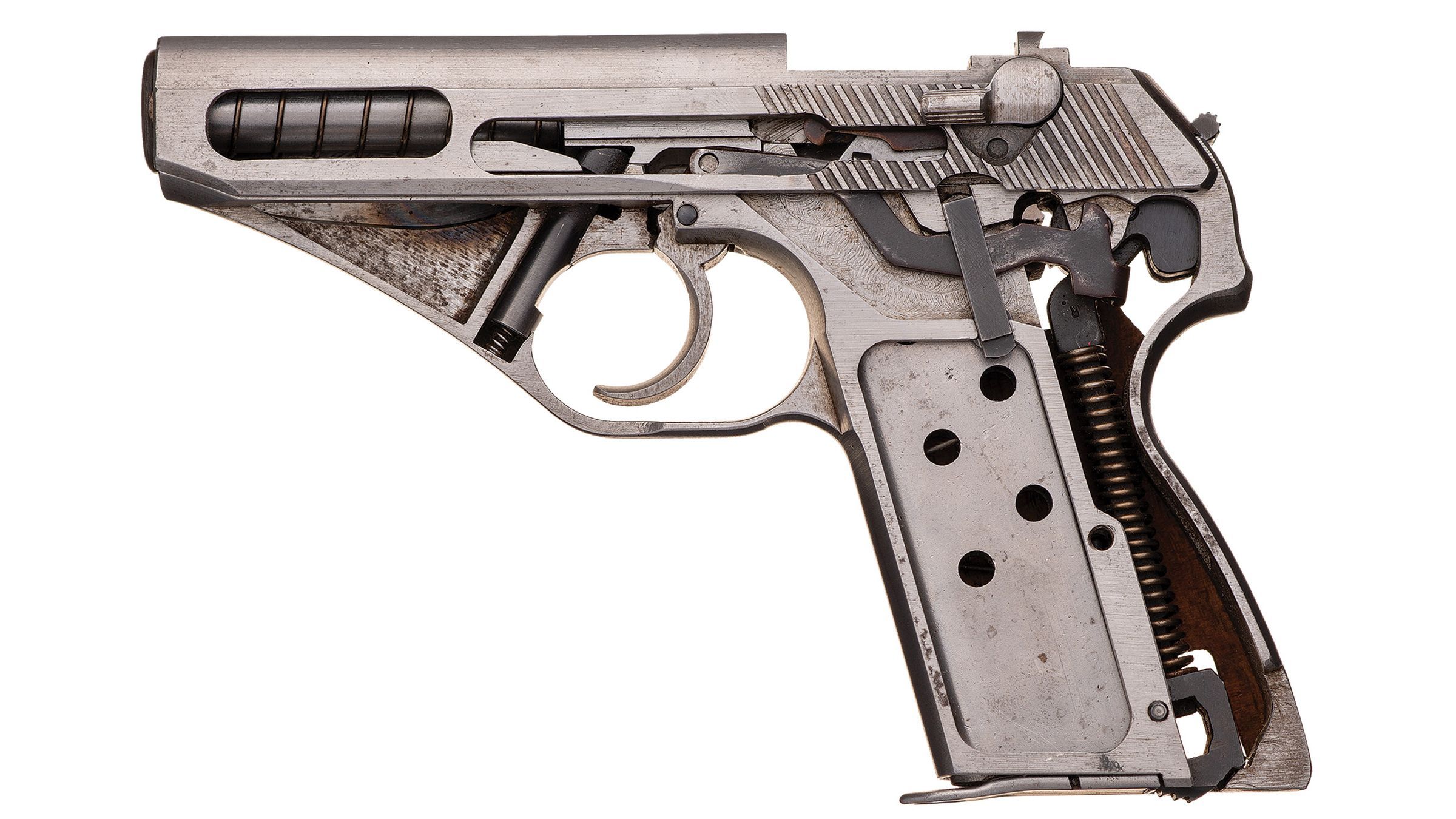 Rare Documented German Mauser Factory HSc Cutaway Pistol | Rock Island ...
