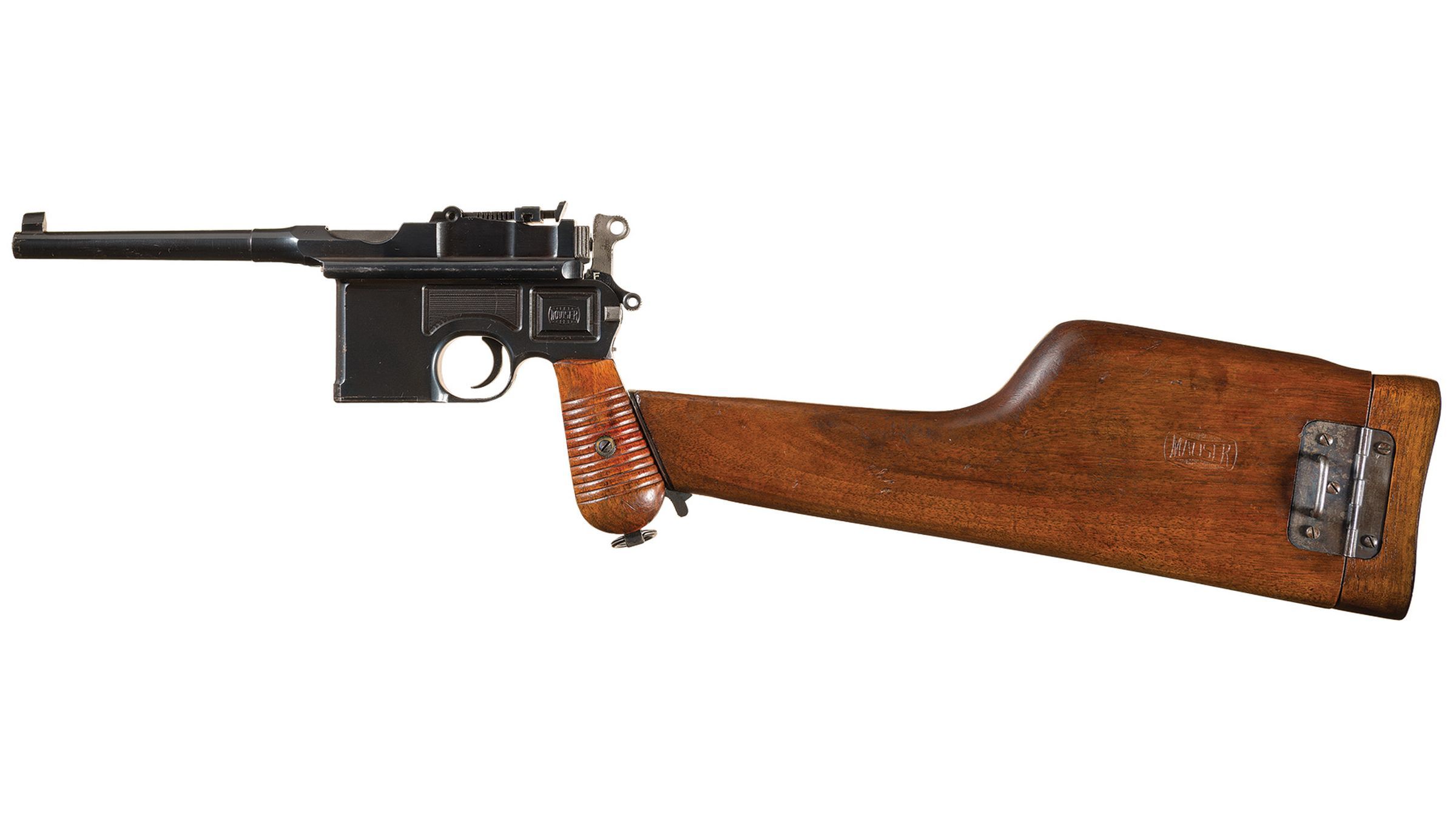 Mauser Model 1930 Commercial Broomhandle Pistol with Stock | Rock ...