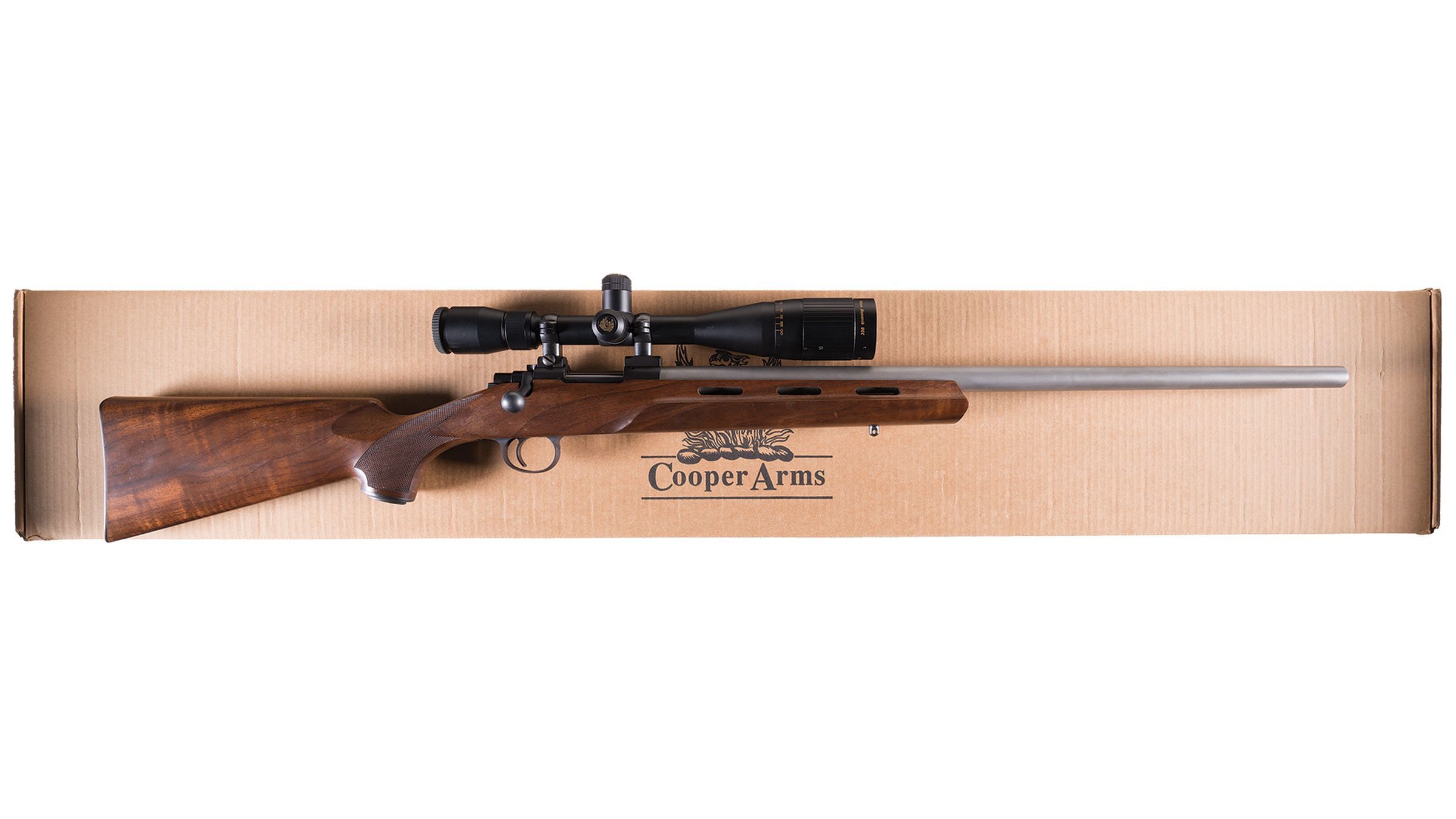 Cooper Model 38 Rifle with Scope and Box | Rock Island Auction