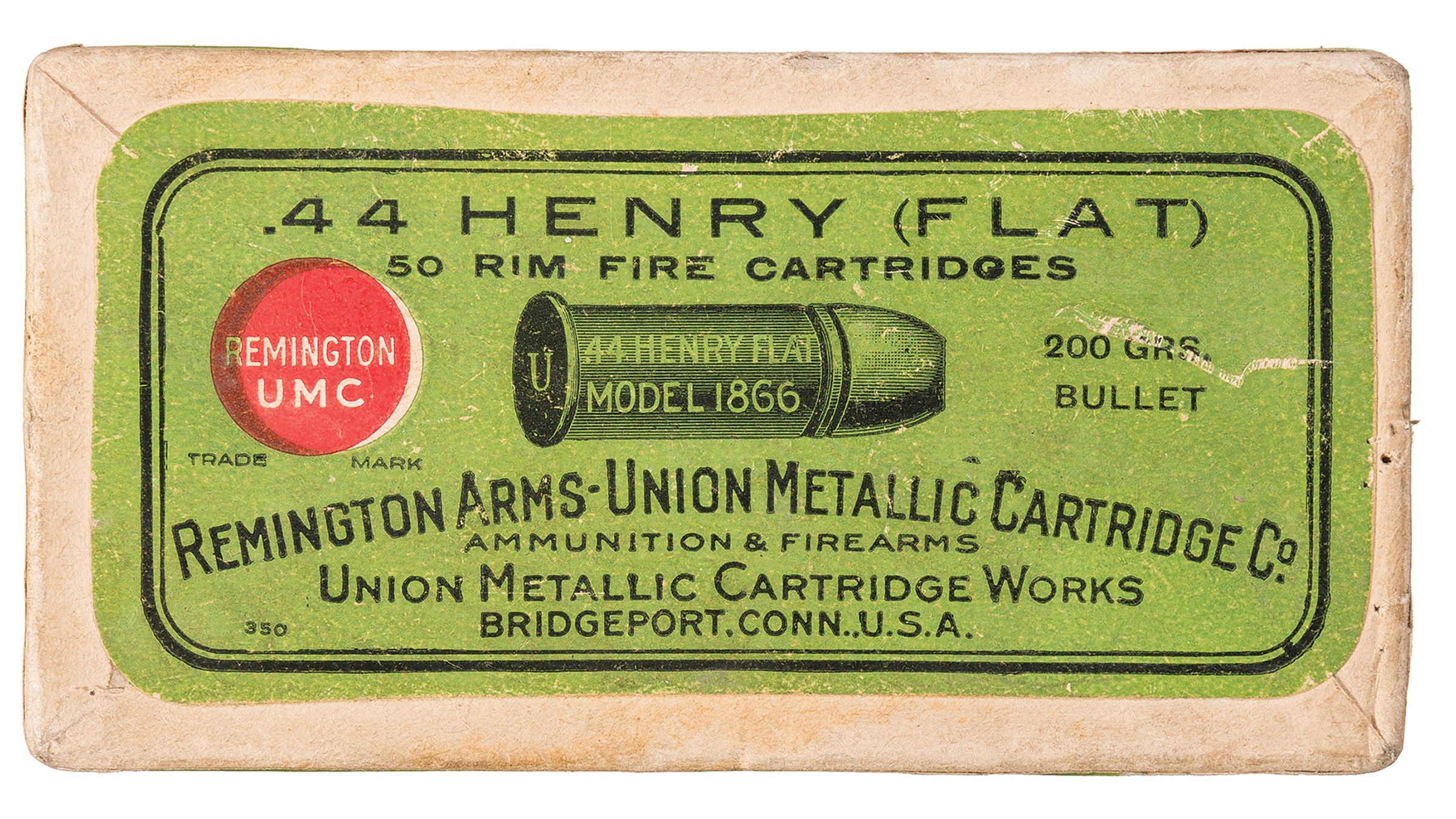 Box of Remington-U.M.C. ,44 Henry Flat Rimfire Cartridges | Rock Island ...