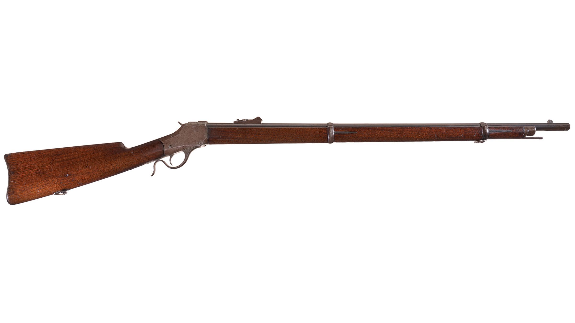 Flat Side Winchester Model 1885 High Wall Single Shot Musket | Rock ...