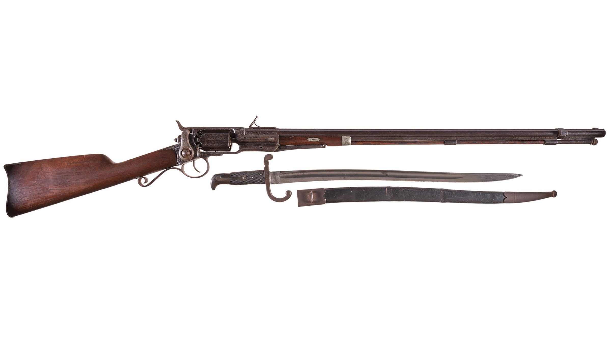 Colt Model 1855 Half Stock Percussion Revolving Sporting Rifle | Rock ...