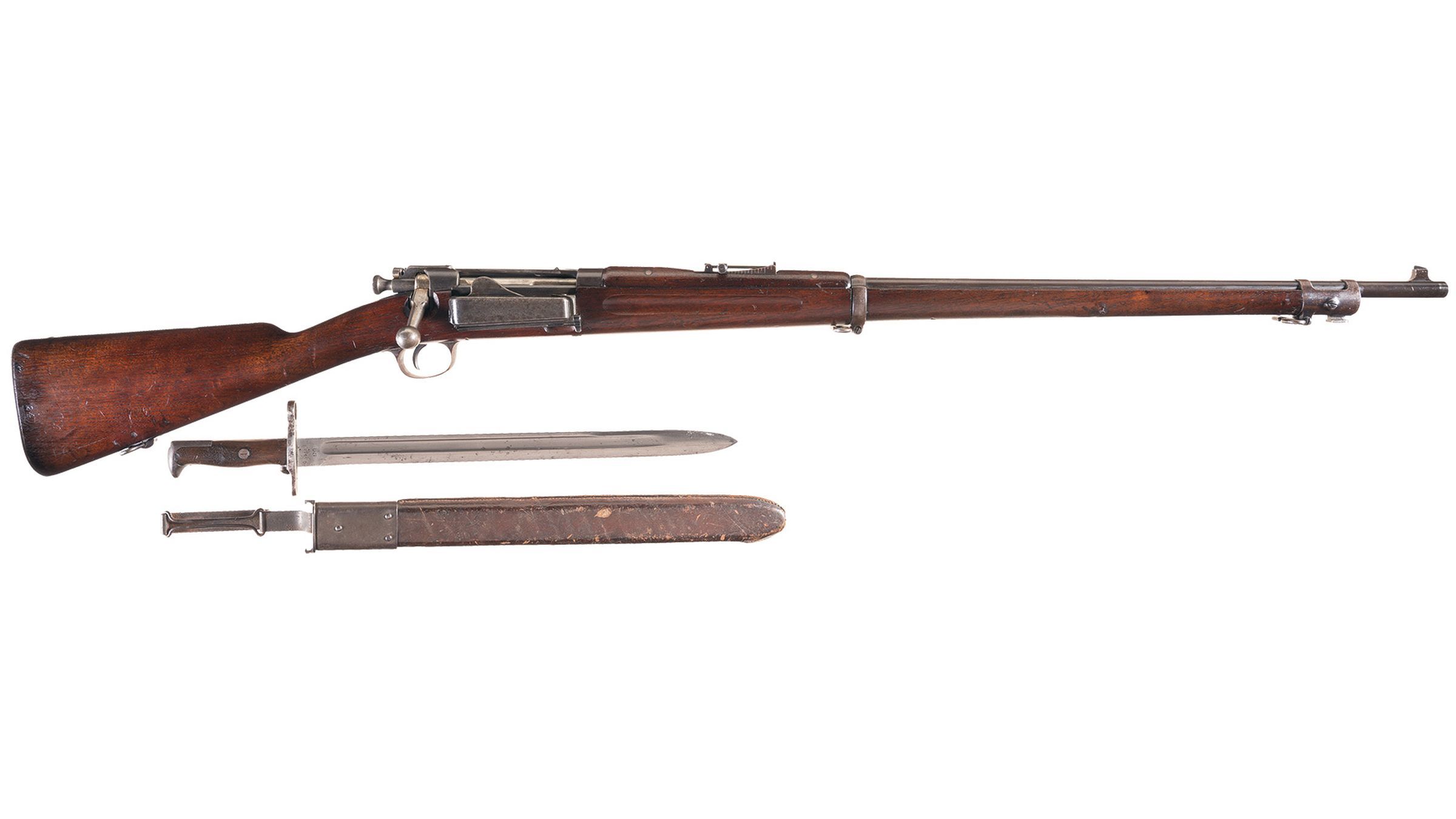 U.S. Springfield Armory Model 1892/96 Krag Jorgensen Rifle | Rock ...