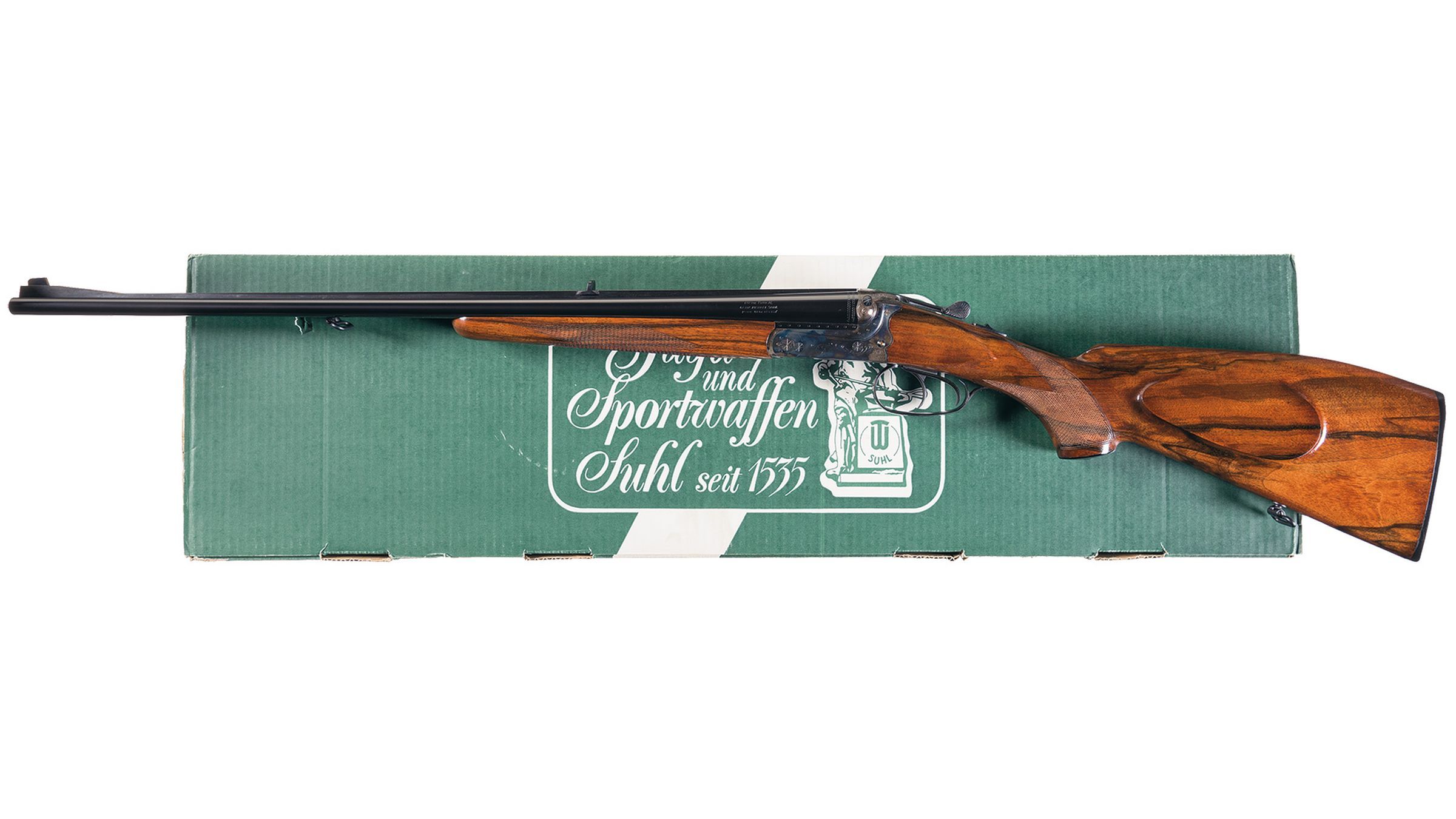 Engraved Gebruder Merkel Model 140E Double Rifle with Box | Rock Island ...
