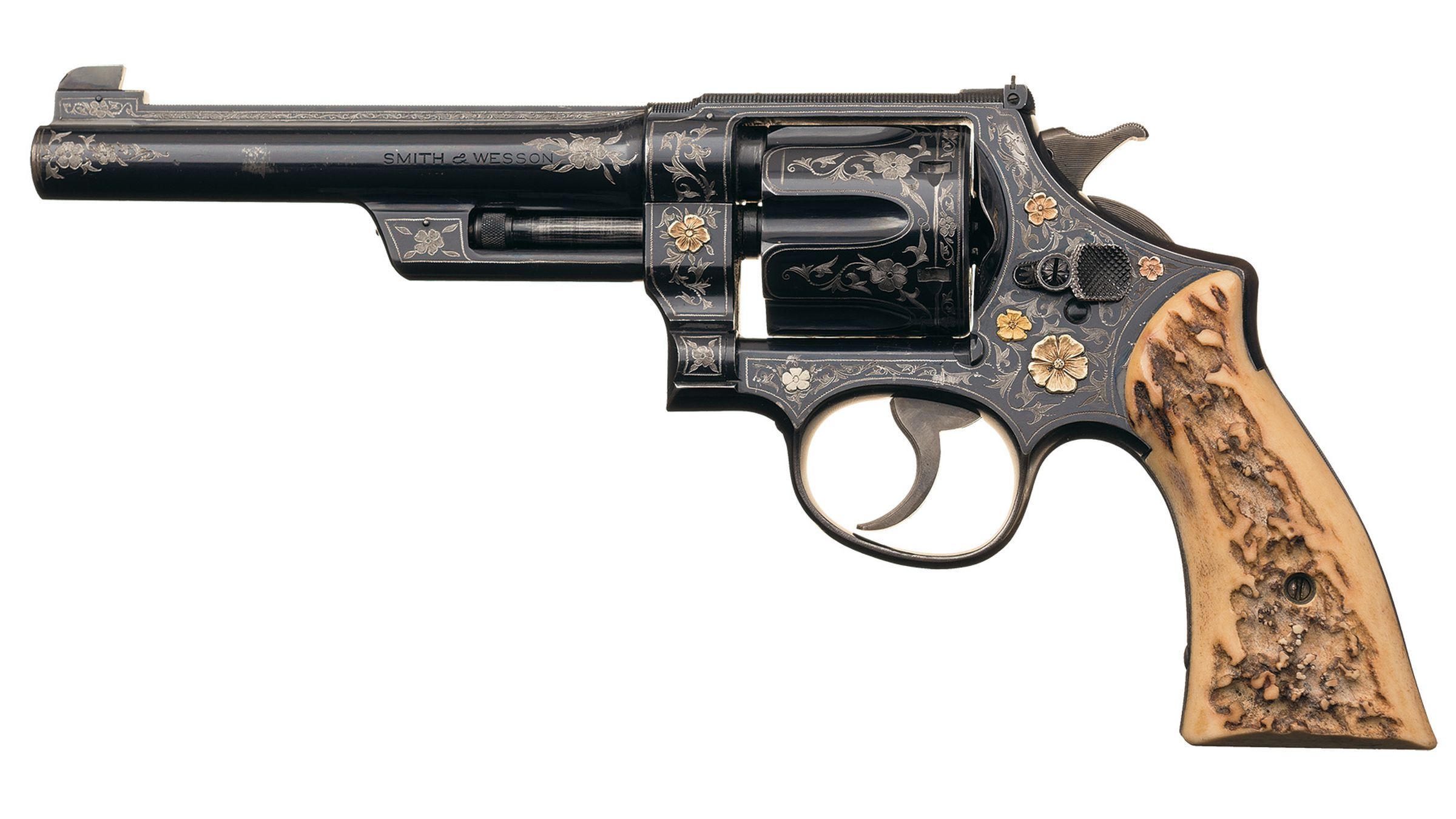 Embellished S&W .357 Registered Magnum Revolver, Letter | Rock Island ...