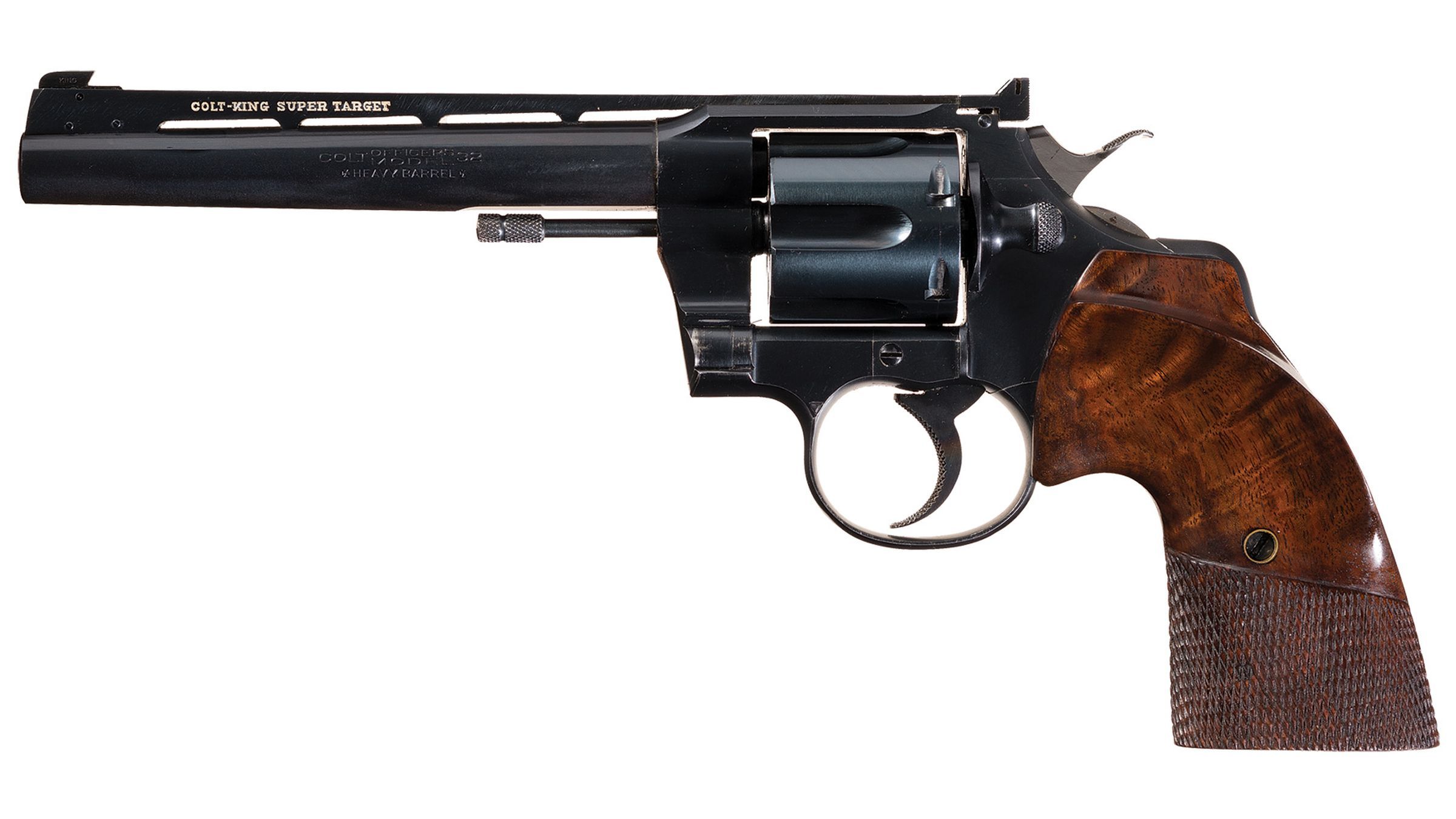 Pre-War Colt Officer's Model Heavy Barrel Single Action Revolver | Rock ...