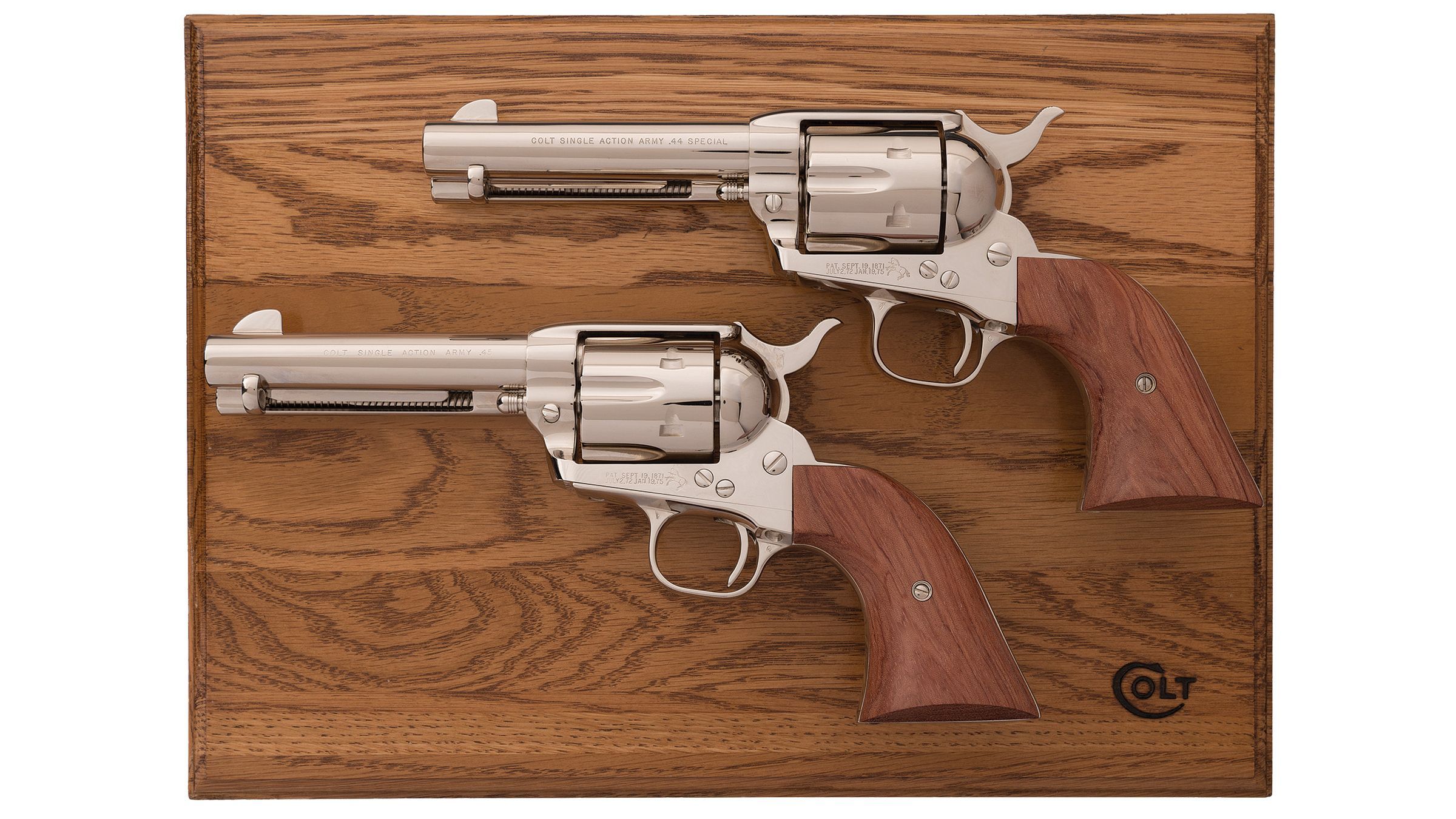 Cased Consecutively Numbered Pair of Colt Revolvers | Rock Island Auction