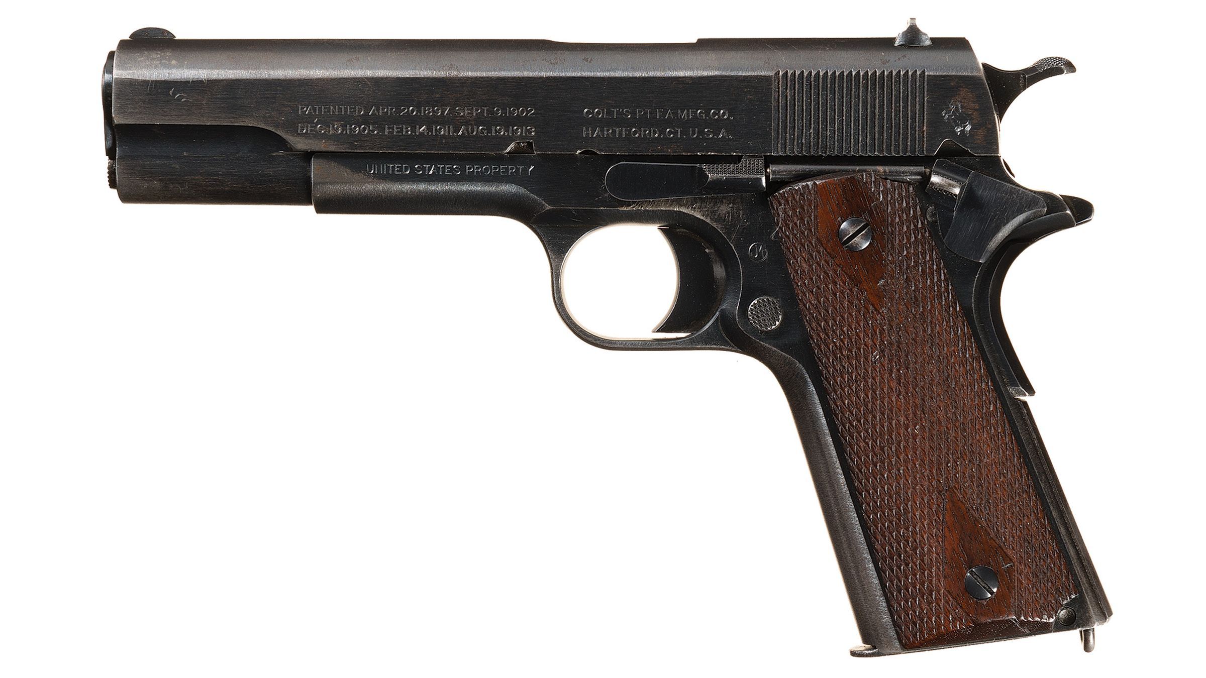 World War I Colt Model 1911 U.S. Army Contract Pistol | Rock Island Auction