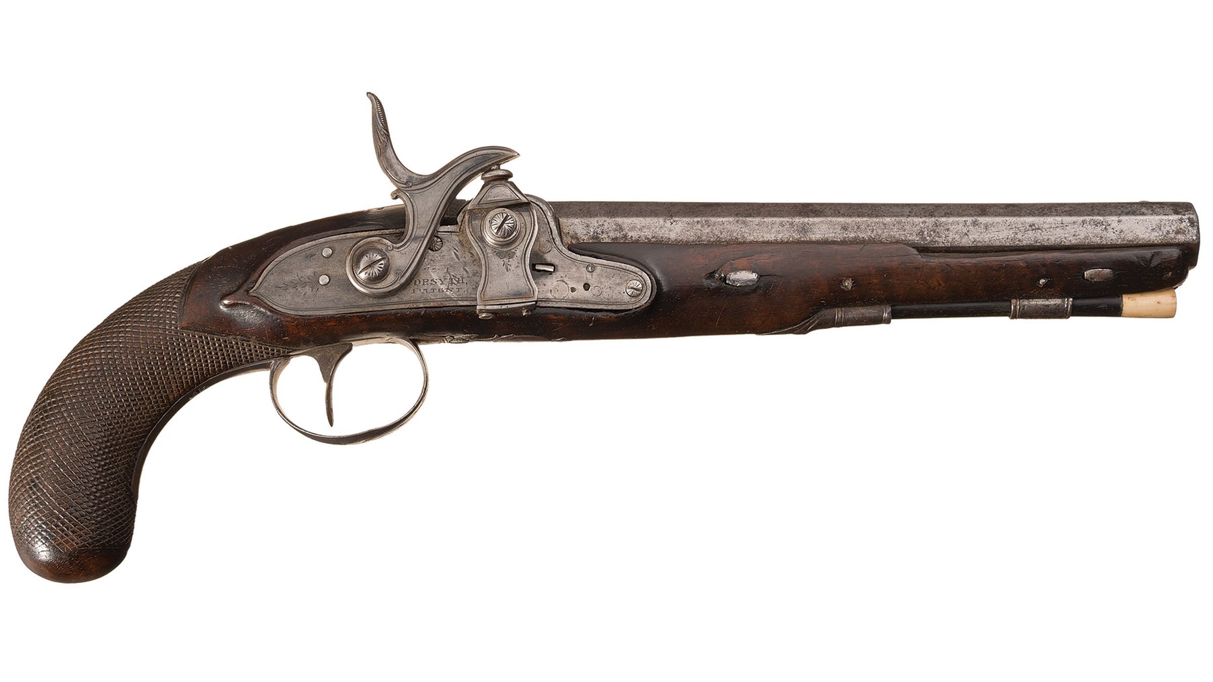 Forsyth Patent 'Scent Bottle' Conversion Percussion Pistol | Rock ...