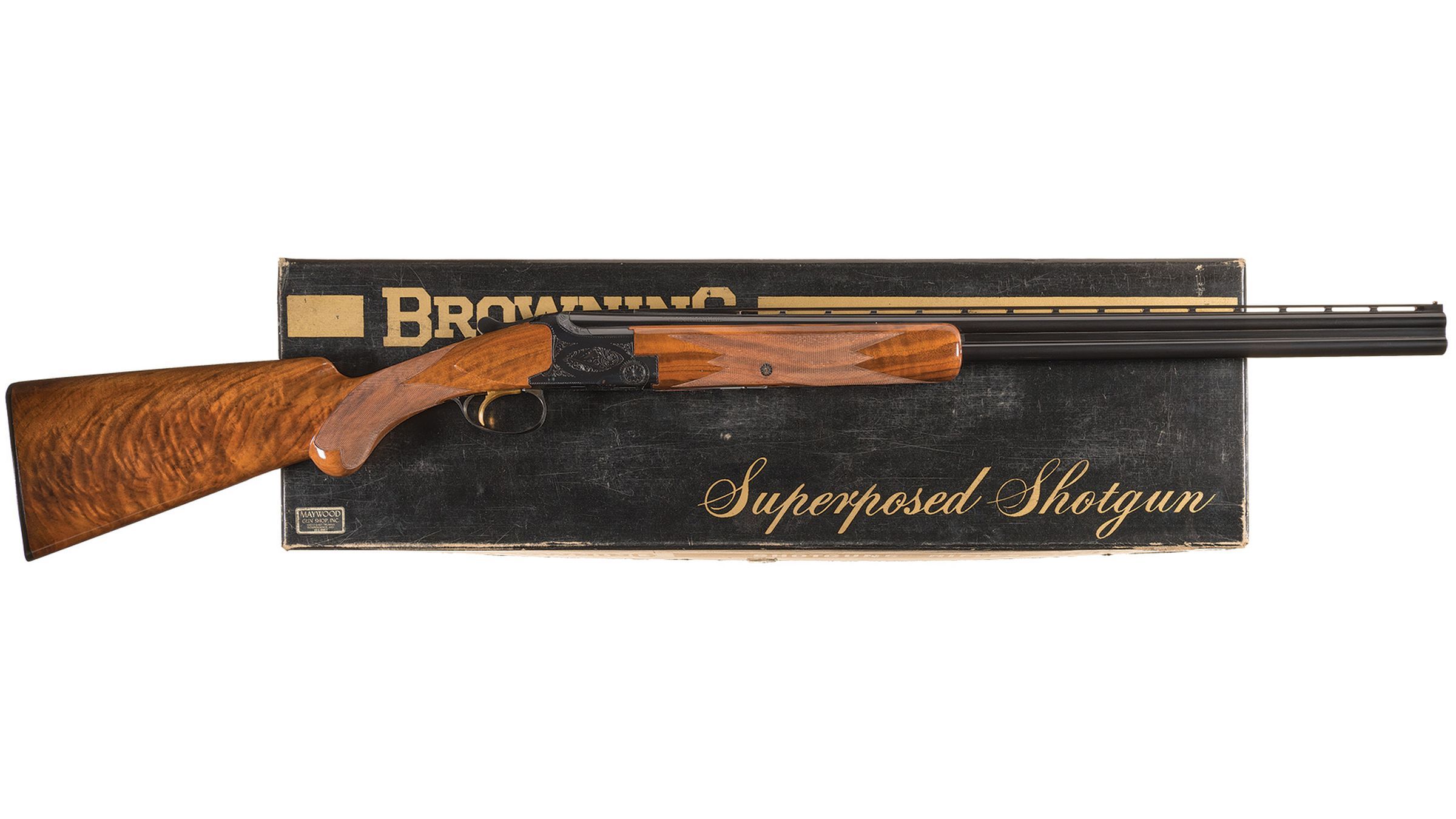Factory Engraved 28 Gauge Belgian Browning Superposed Grade I | Rock ...