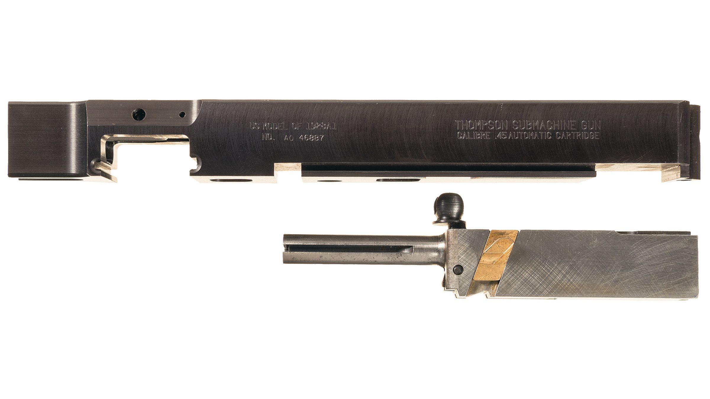 Inert 1928A1 'Tommy Gun' Receiver and Bolt | Rock Island Auction