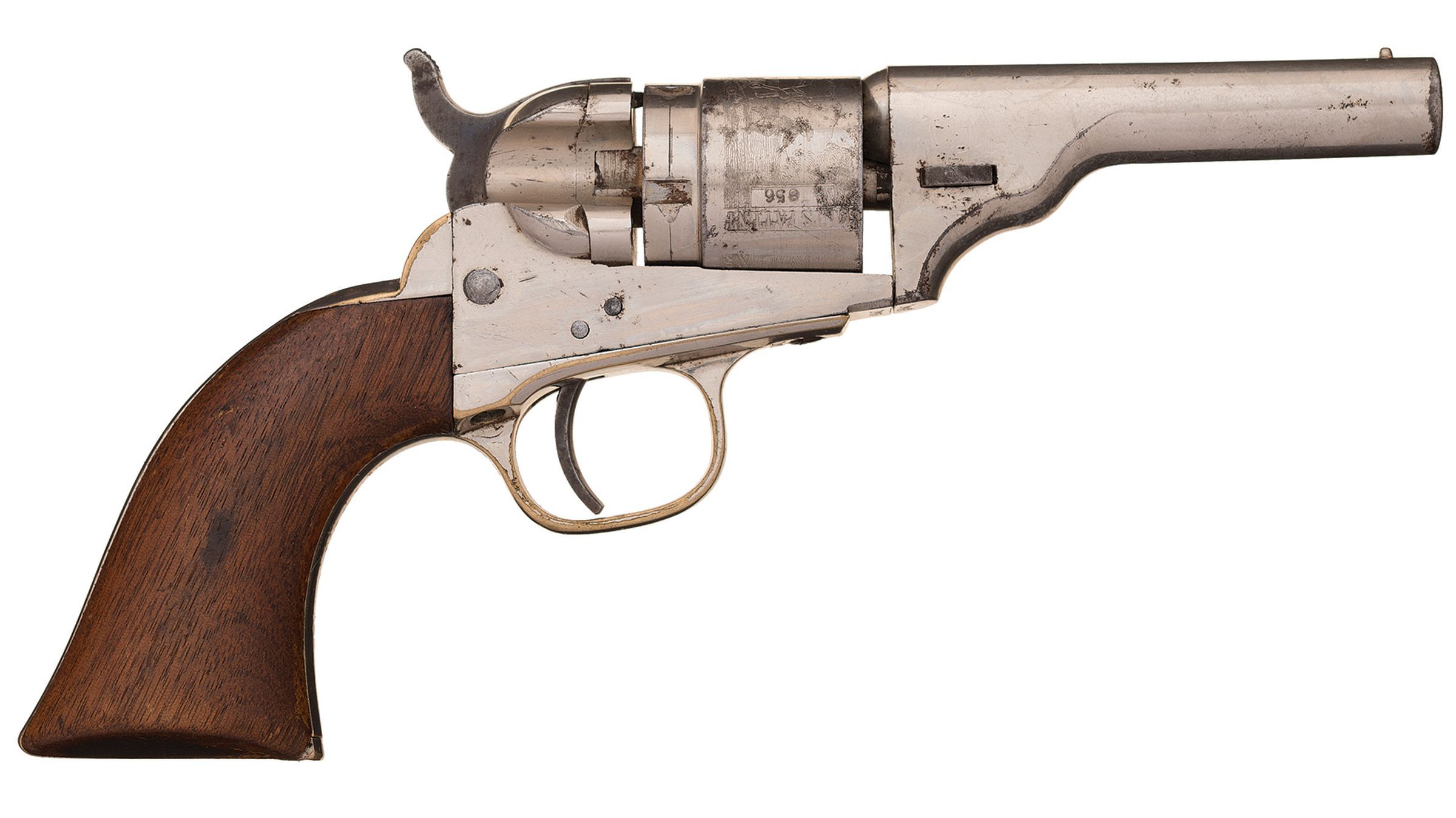 Colt 3 1/2 Inch Round Barrel Pocket Model Conversion Revolver | Rock ...