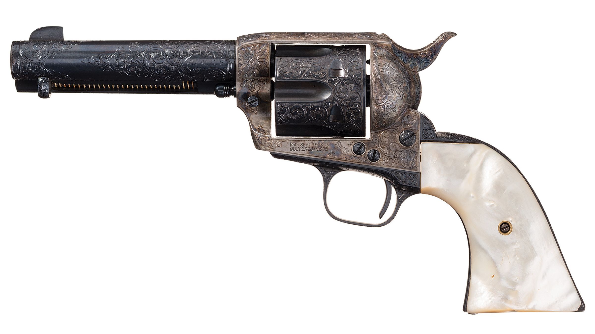Master Engraver Alvin A. White Engraved Colt SAA Revolver | Rock Island ...