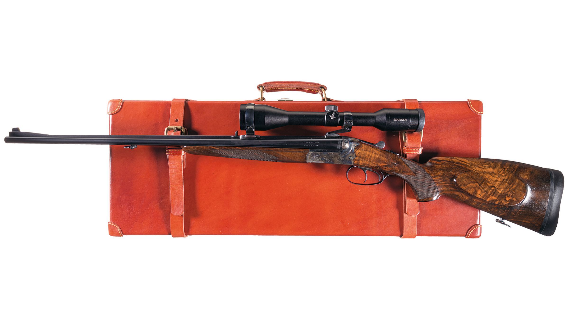 Gebruder Merkel Model 140-1 Double Barrel Rifle, Scope, Case | Rock ...