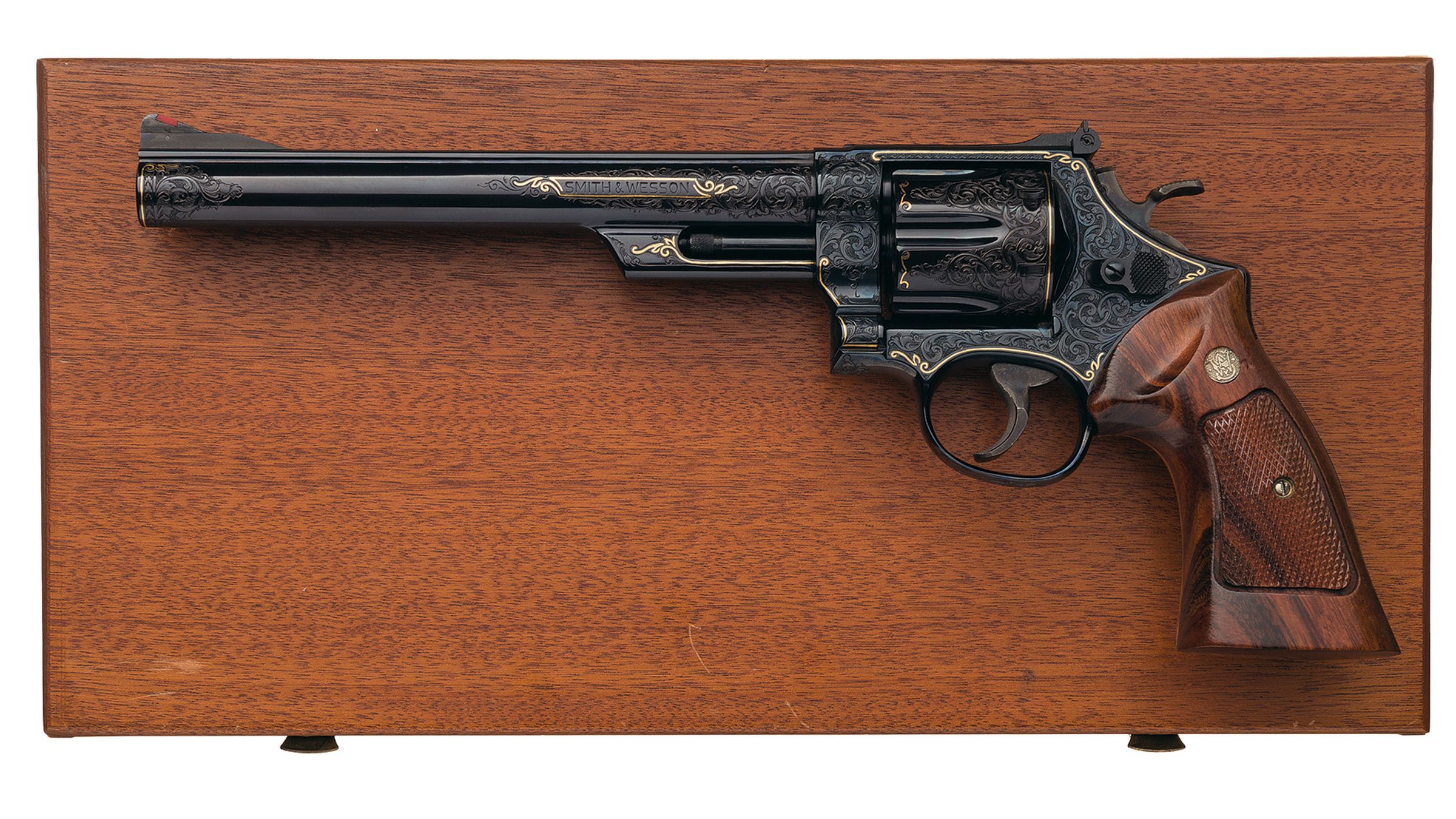 Engraved/Inlaid S&W Model 29-2 Revolver, Case | Rock Island Auction