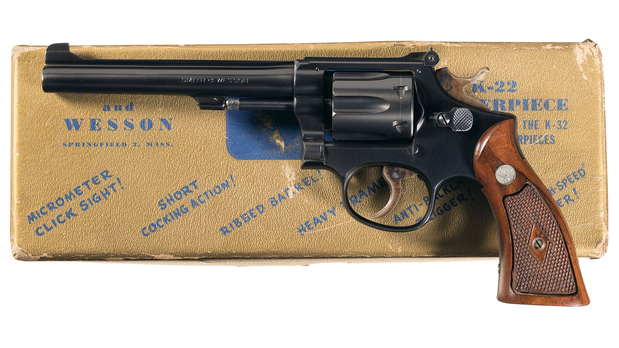 Smith & Wesson Model K-22 Masterpiece DA Revolver | Rock Island Auction