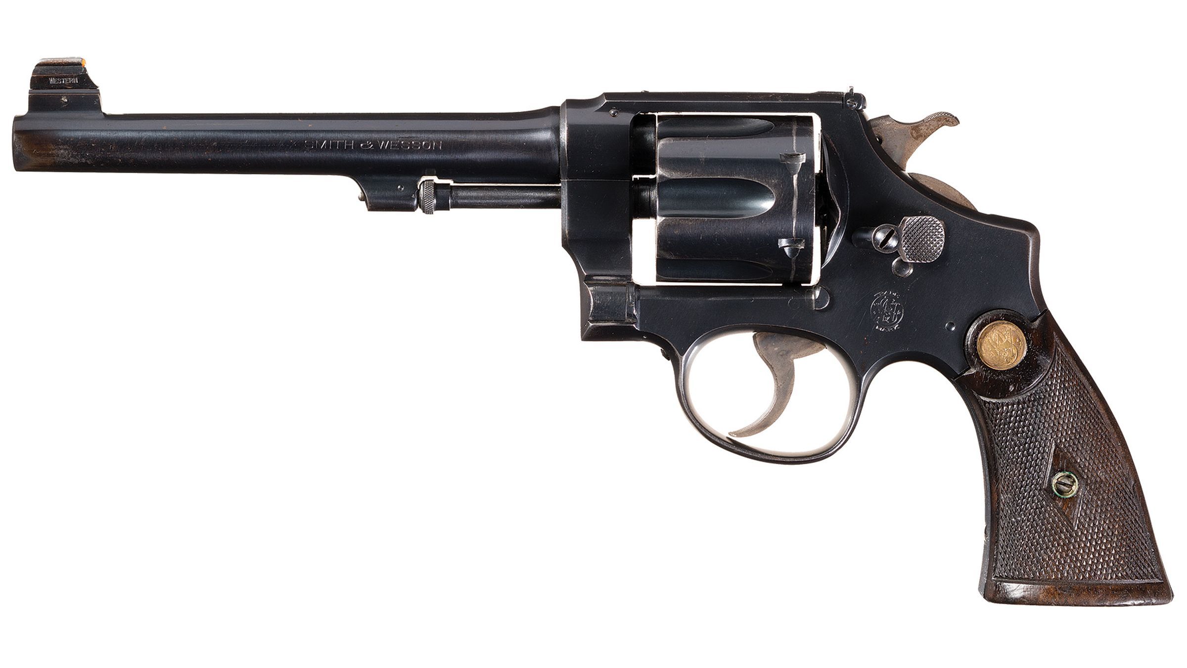 Smith & Wesson .44 Hand Ejector 2nd Model DA Target Revolver | Rock ...