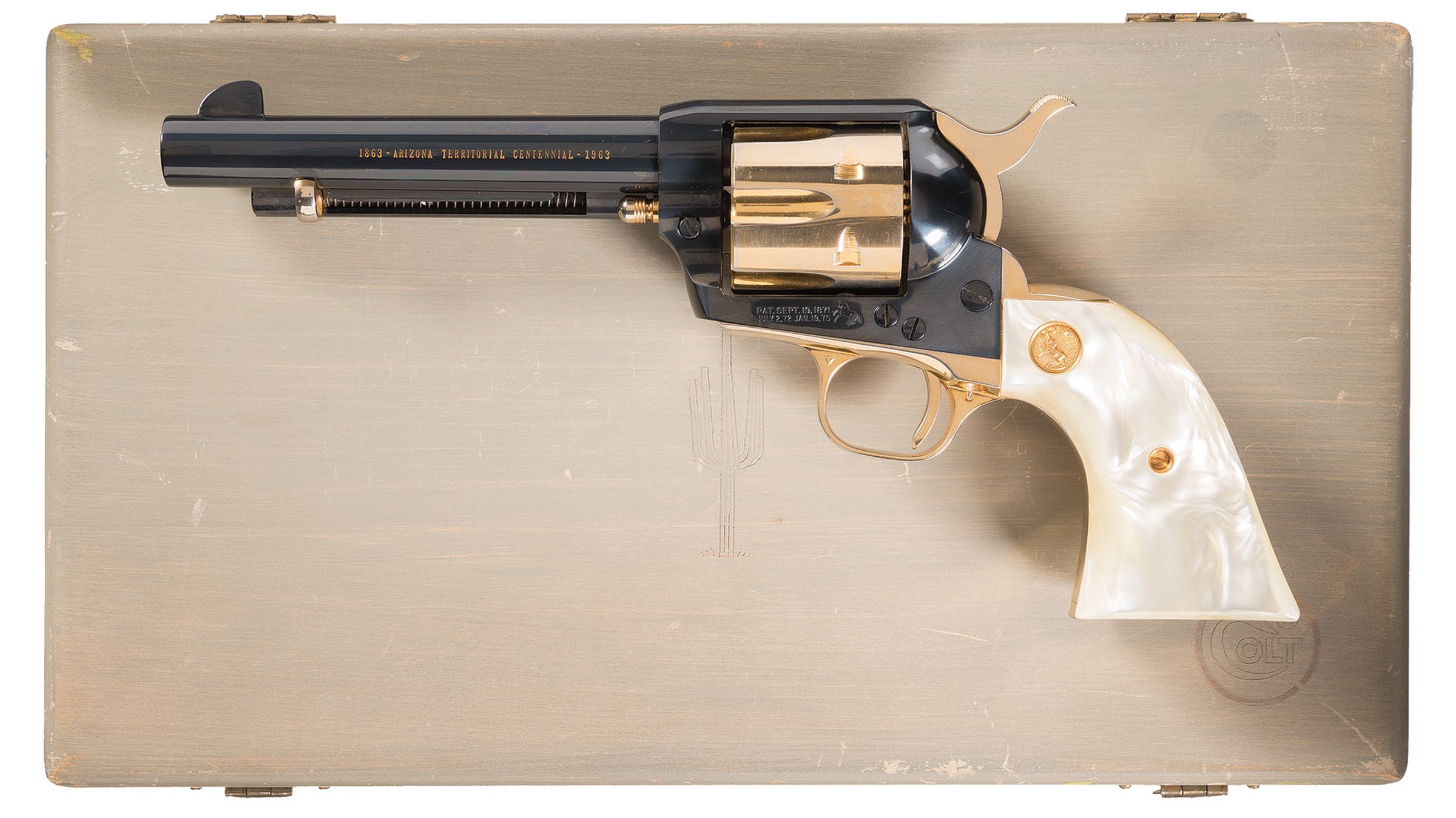 Colt Arizona Territorial Centennial Commemorative SAA Revolver | Rock ...