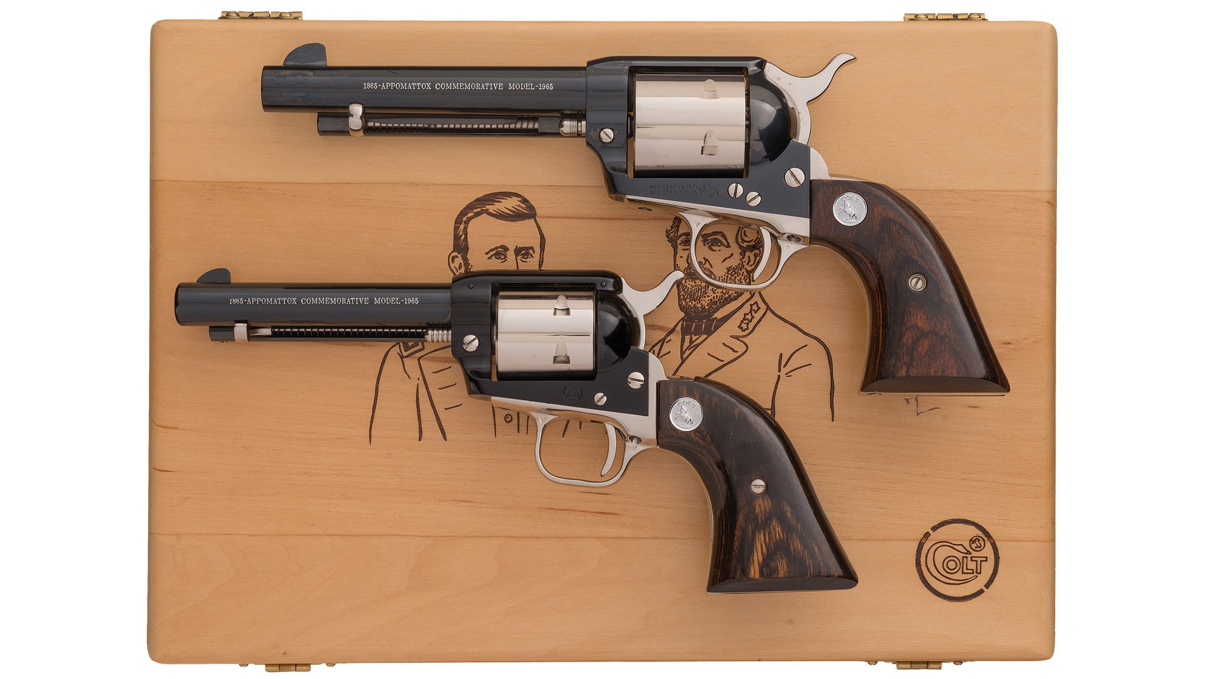 Cased Pair of Appomattox Commemorative Colt SAA Revolvers | Rock Island ...
