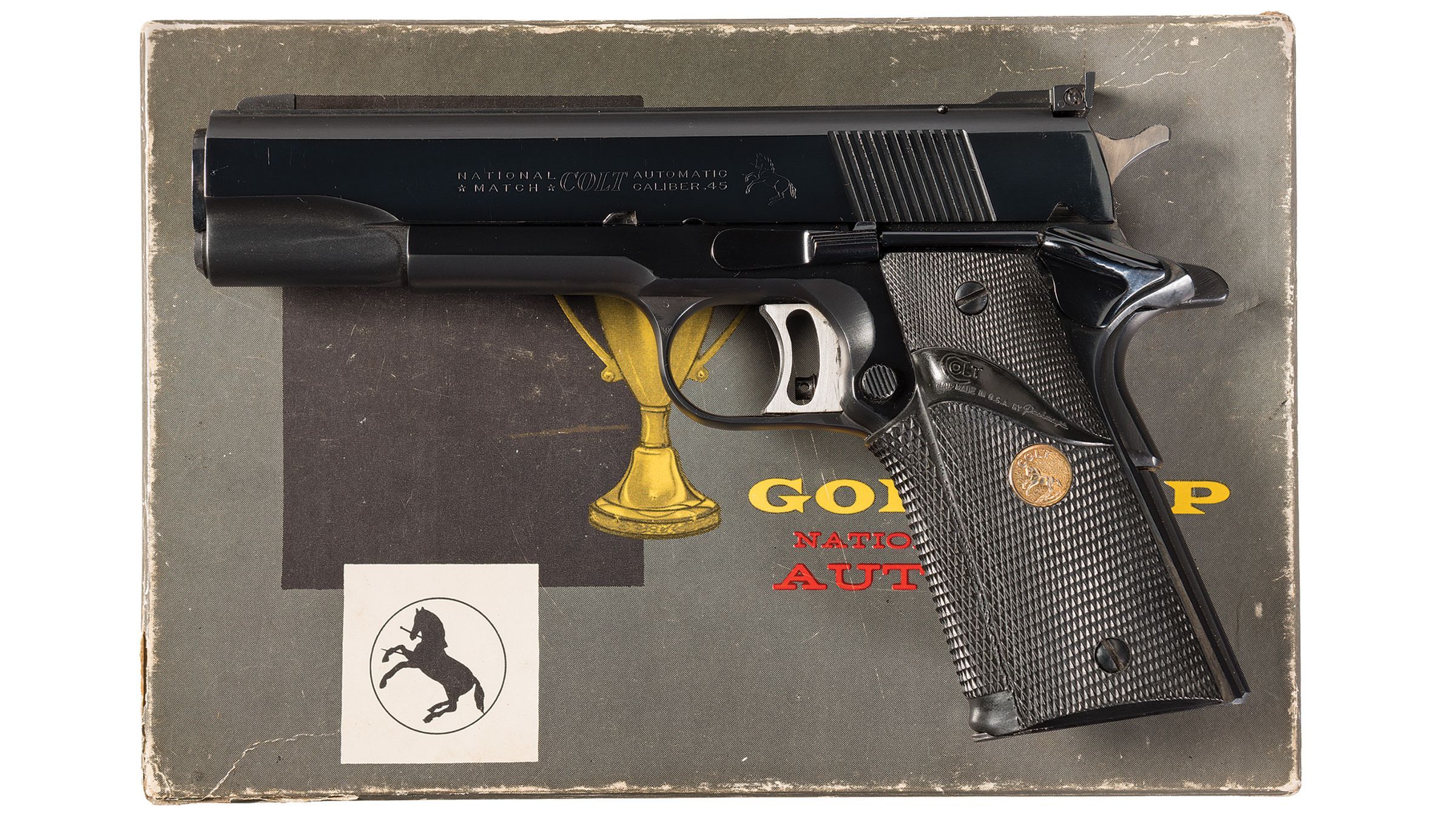 Colt National Match Semi-Automatic Pistol with Box | Rock Island Auction