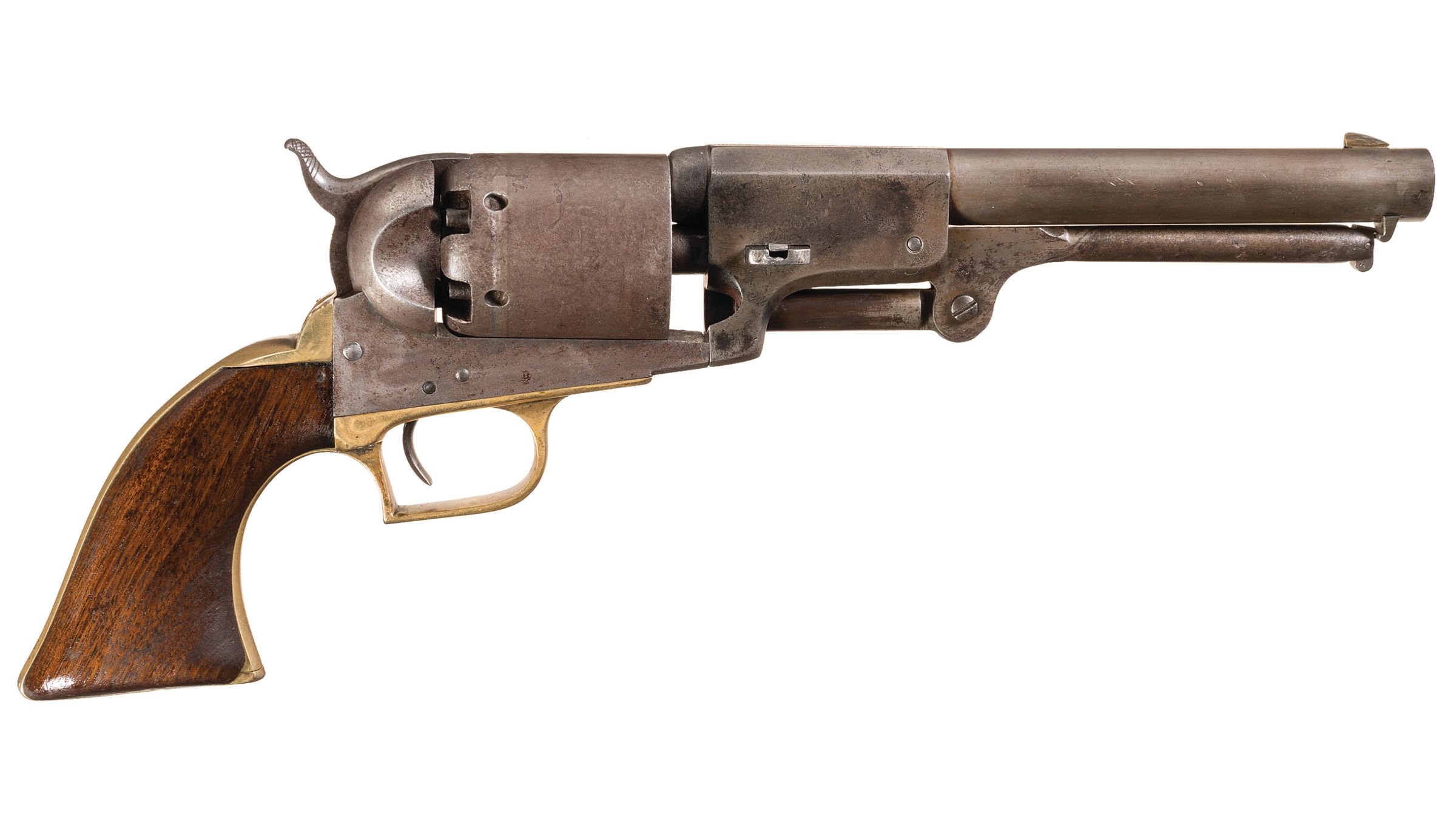 Scarce U.S. Walker Replacement Dragoon Revolver (Fluck Dragoon) | Rock ...