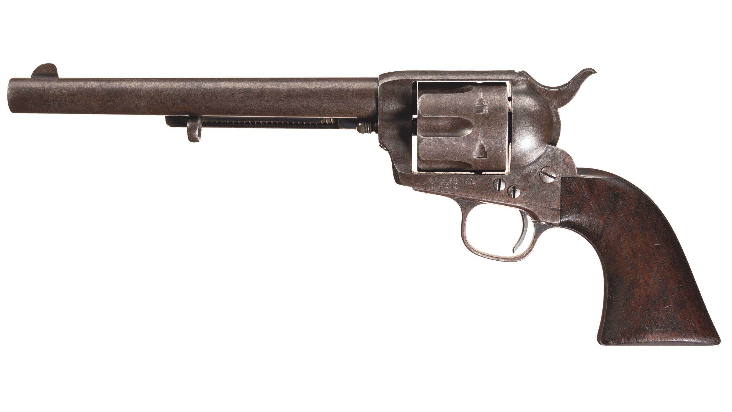 U.S. David F. Clark Colt Single Action Army Cavalry Revolver | Rock ...